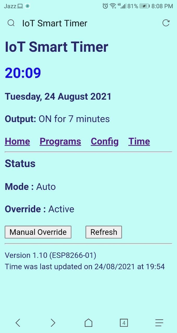 ESP8266-01 IoT Smart Timer for Home Automation : 9 Steps (with Pictures ...