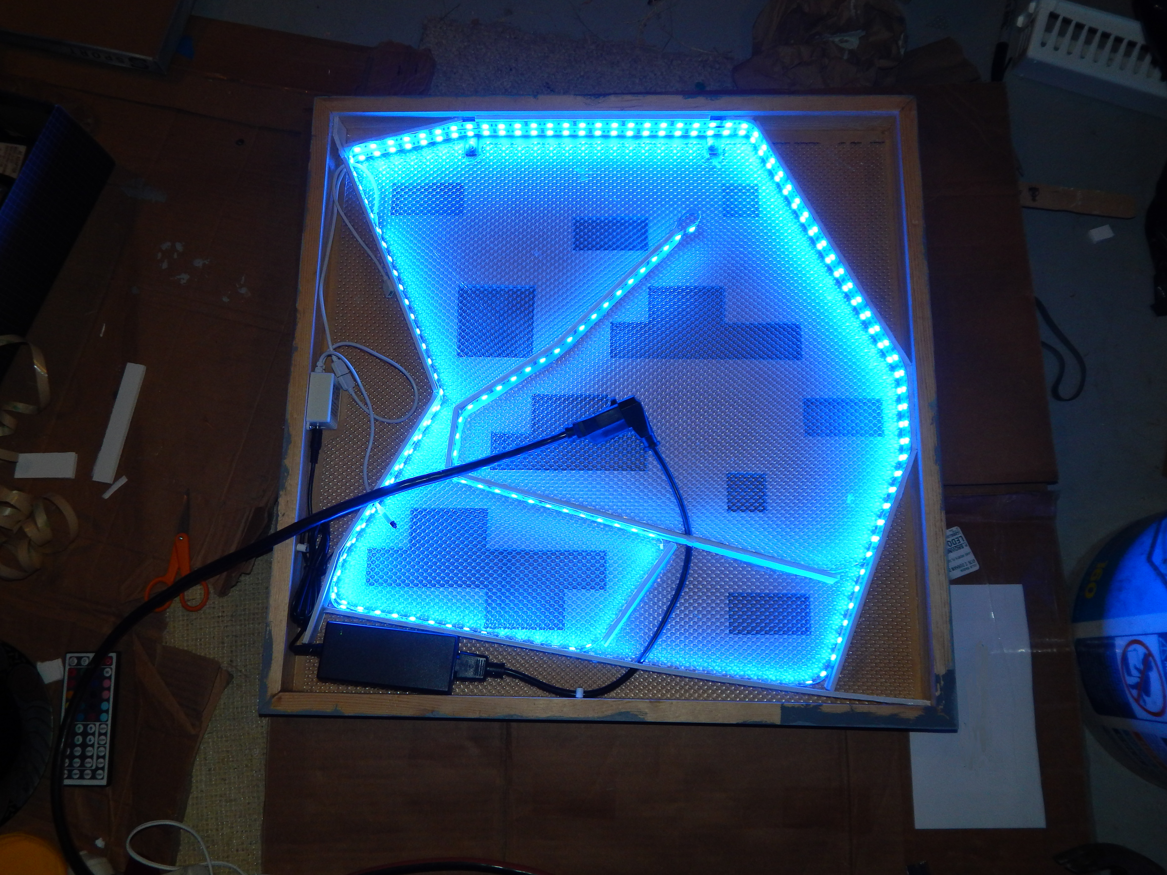 2'x2' Glowing Minecraft Ore Night Light : 6 Steps (with Pictures ...