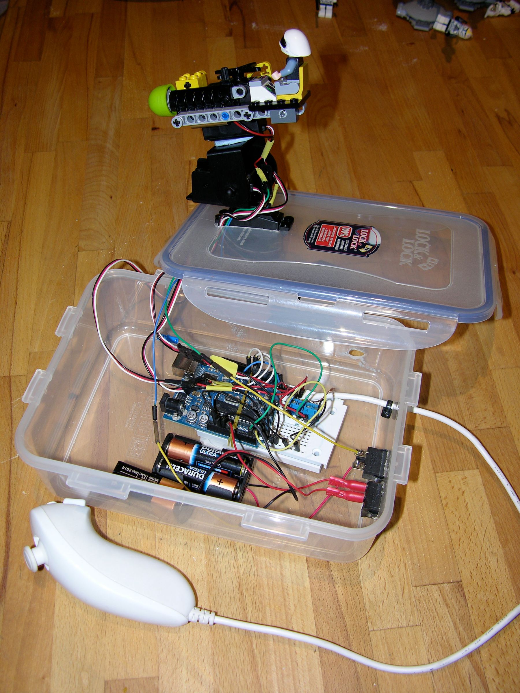 Arduino / Wii Controlled Lego Star Wars Rocket Turret : 3 Steps ...