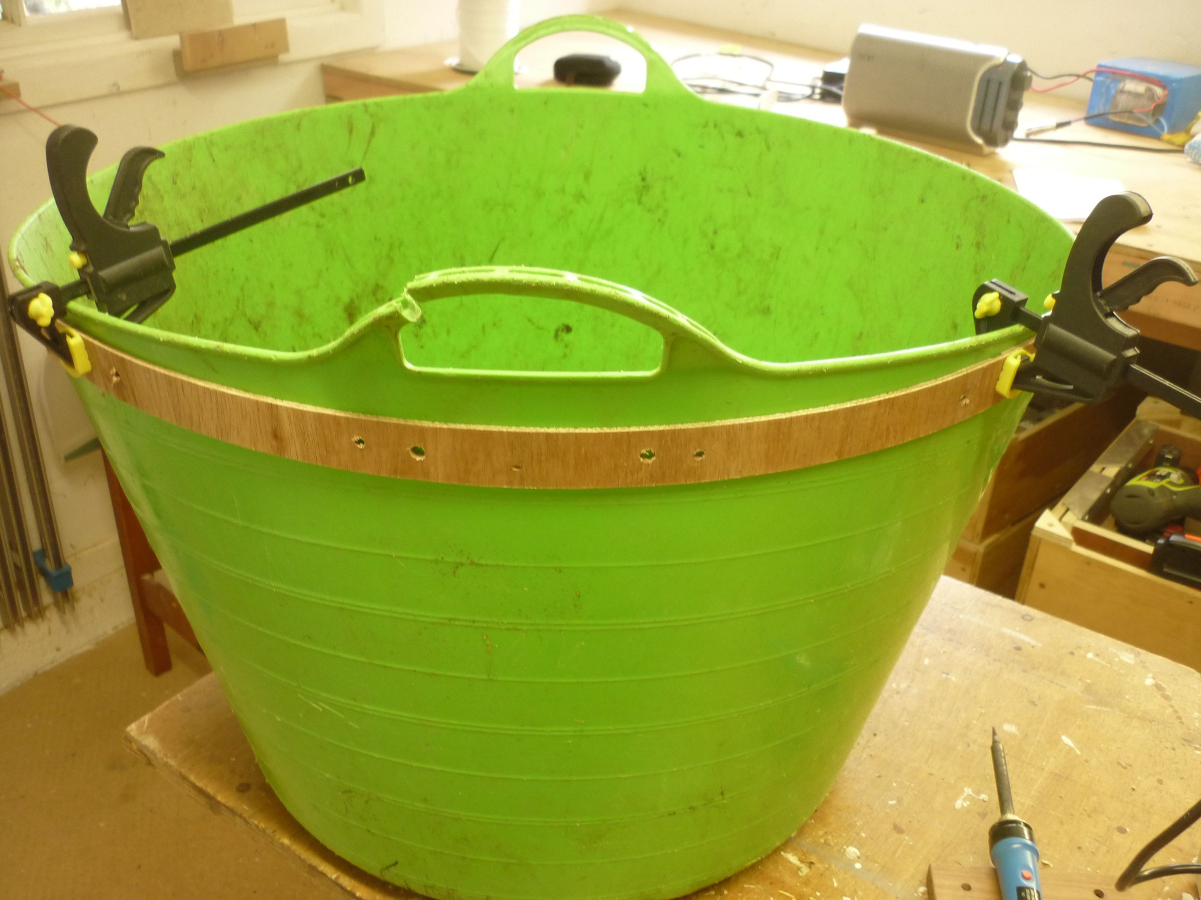 Repairing Broken Handle on Garden Waste Bucket : 5 Steps (with Pictures ...