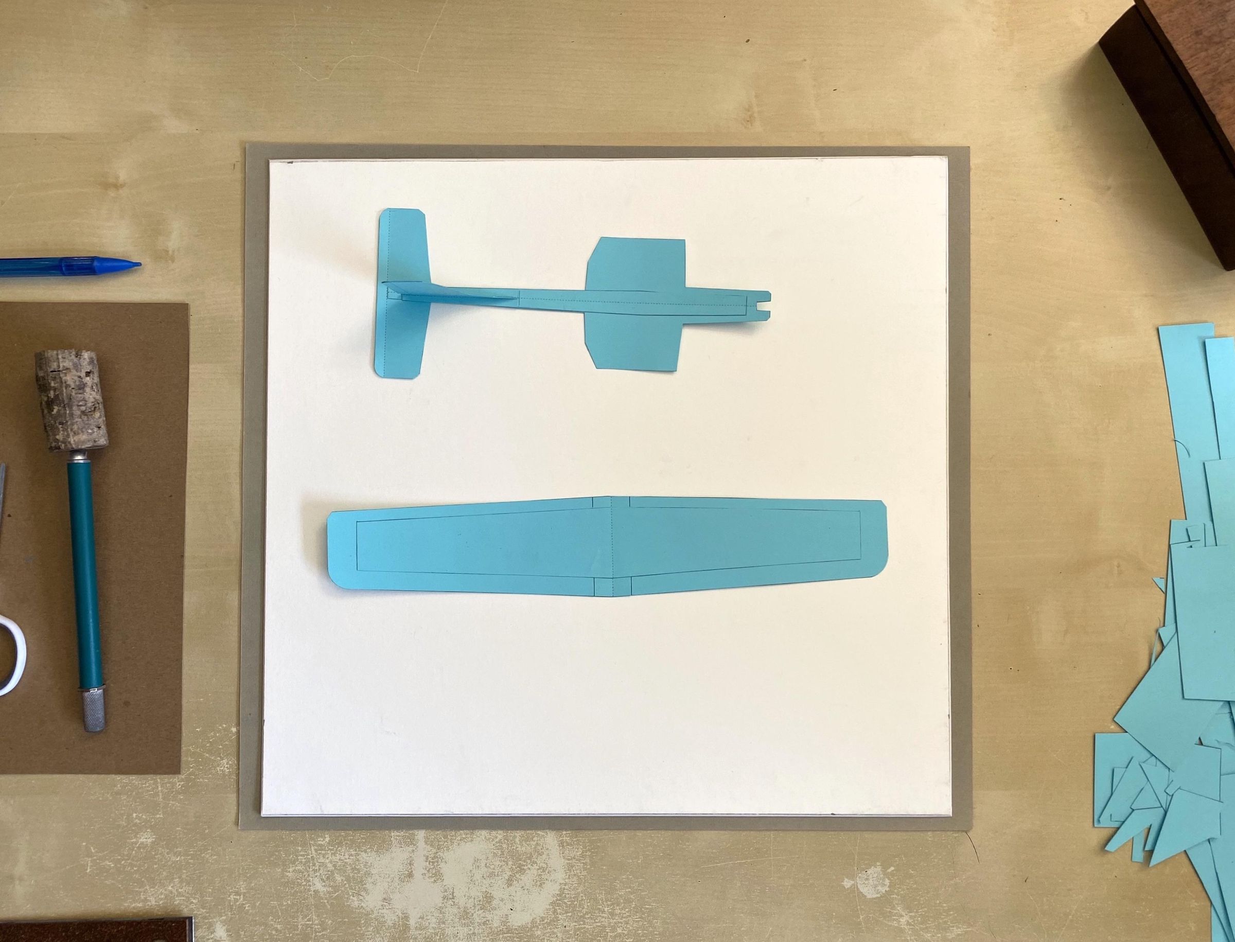 Tailless Delta & Stndrd. Config. Mechanical Pencil Gliders : 11 Steps ...