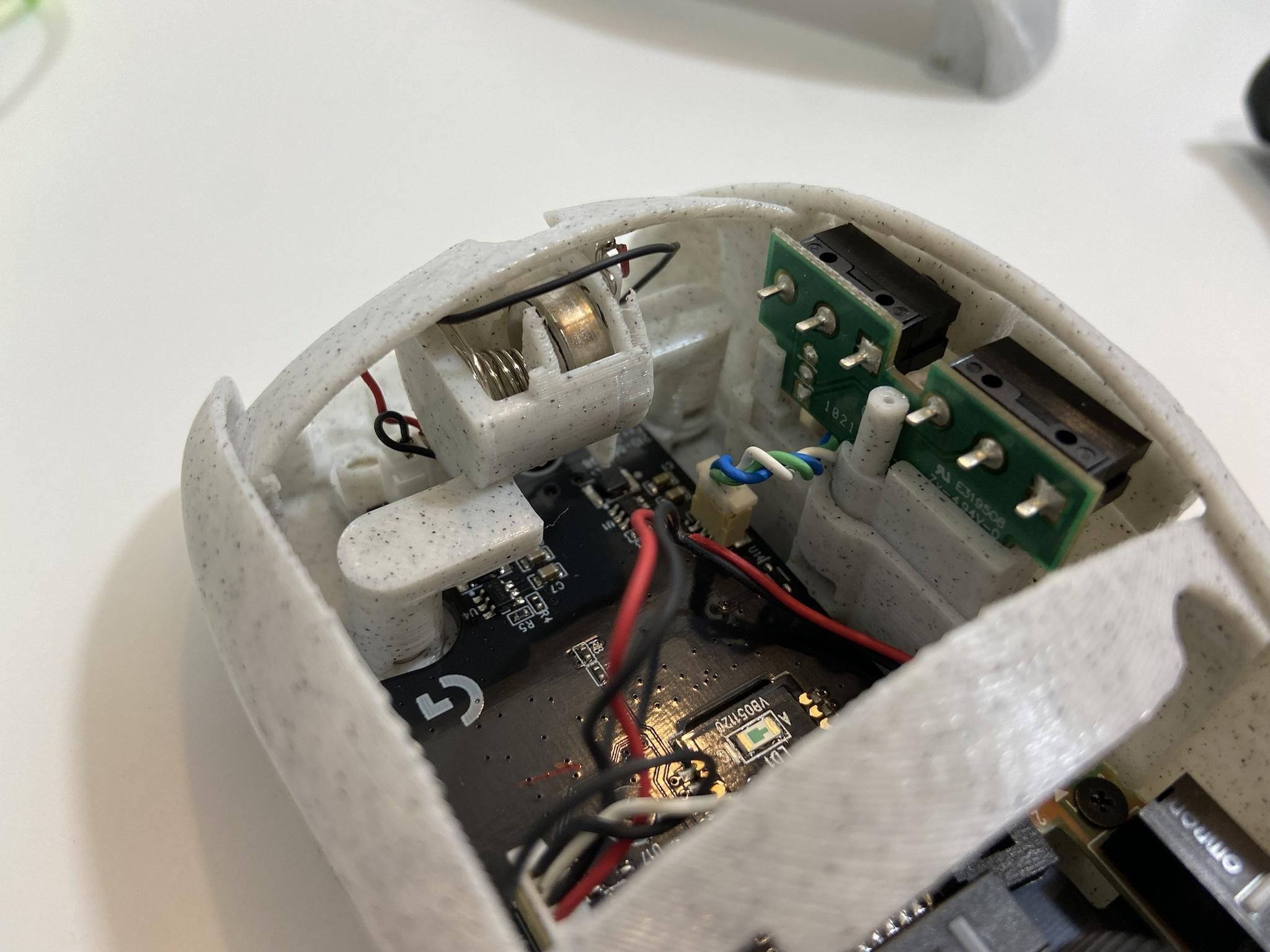 ZS-J1, 3D Printed Asymmetric Wireless Claw Biased Mouse Guide ...