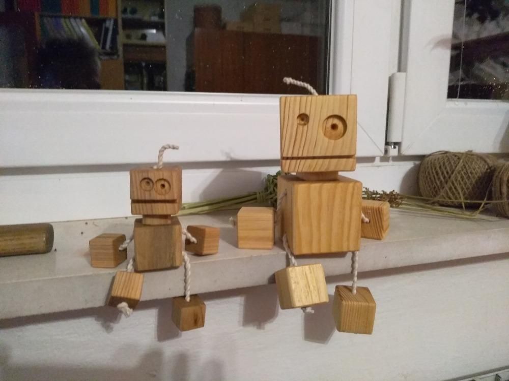 Wooden Robot DIY Homemade Toy : 9 Steps (with Pictures) - Instructables