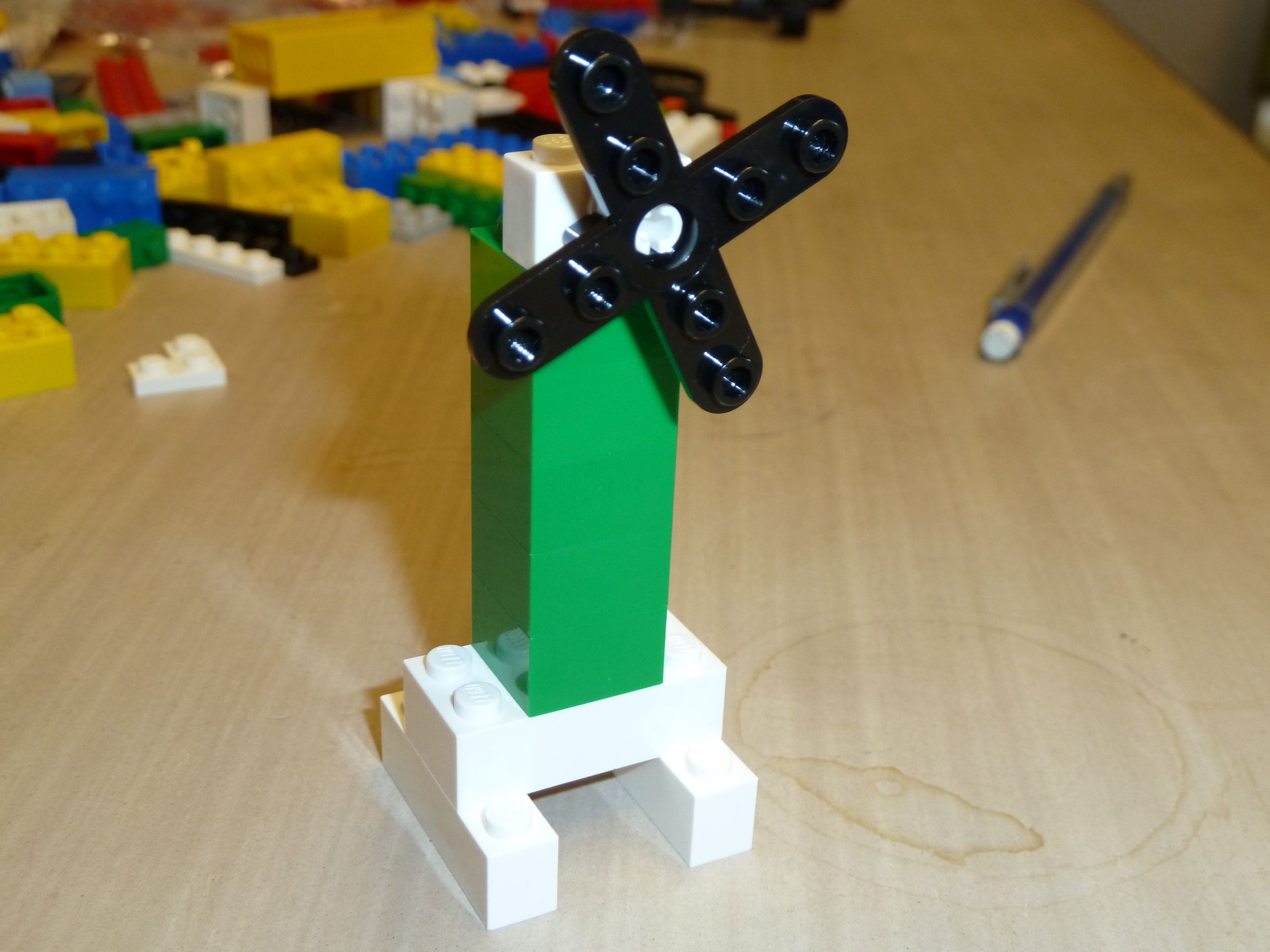 Creating a Simple Lego Windmill : 5 Steps - Instructables