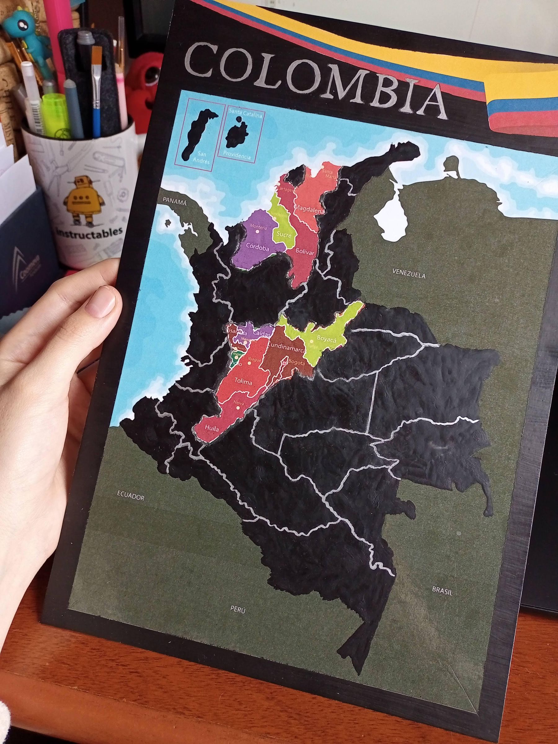 Make Your Own SCRATCH OFF MAP : 17 Steps (with Pictures) - Instructables