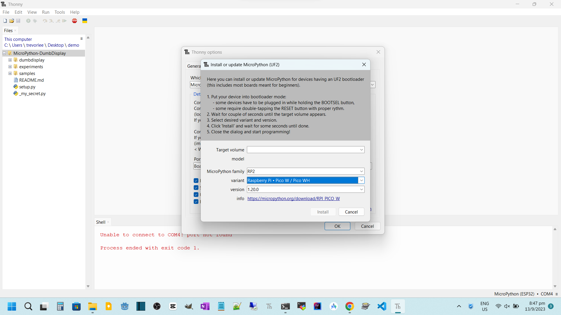 Respberry Pi Pico W Generating Tones With Programmable I/O (PIO) Using ...