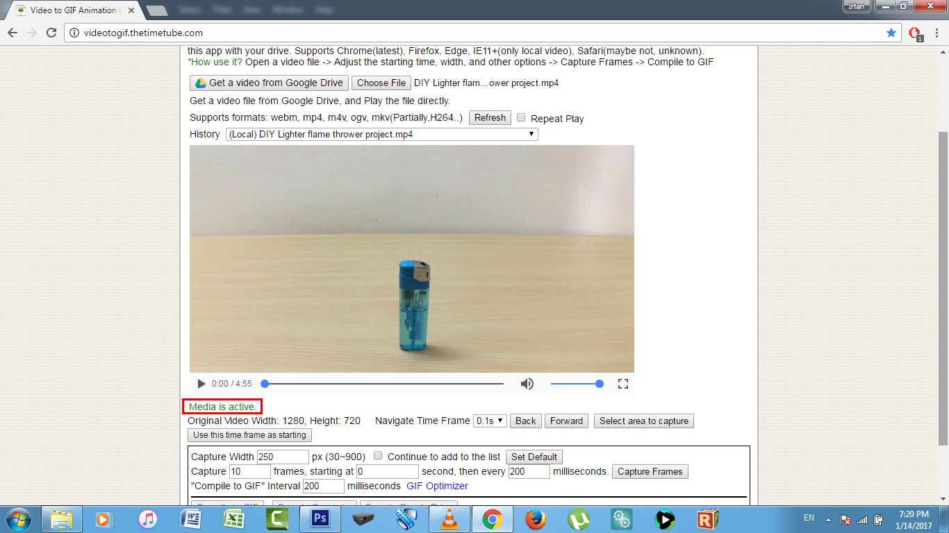 How to Make & Upload Animated GIF to Instructables (Video) : 3 Steps ...