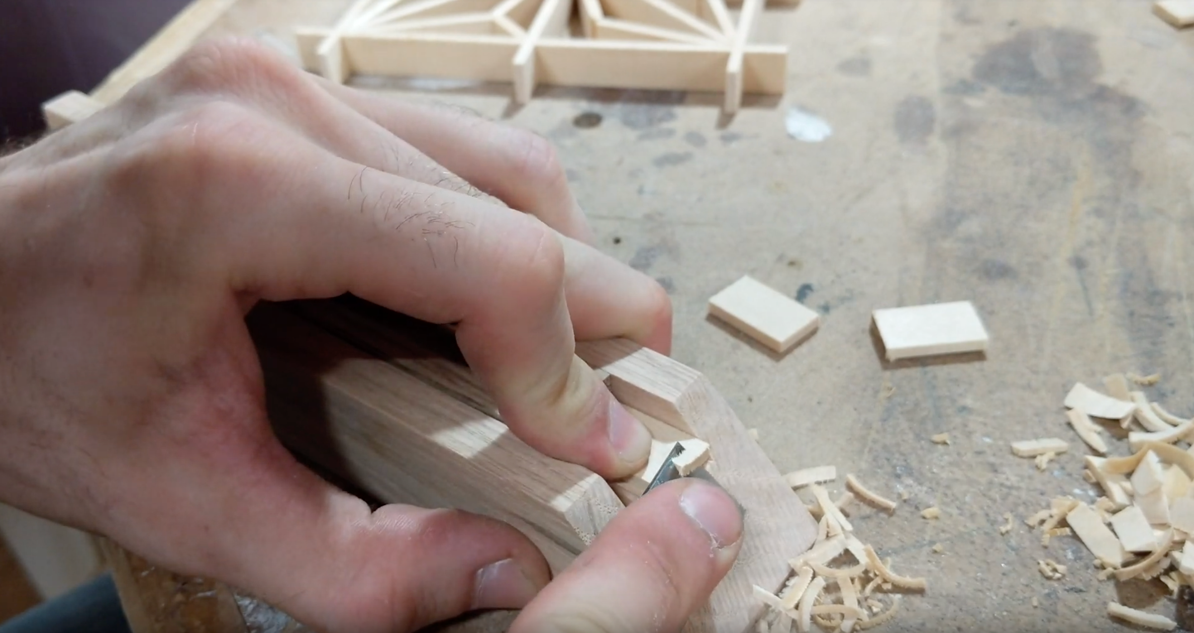 How to Make Asanoha Kumiko - Japanese Woodworking : 6 Steps (with ...