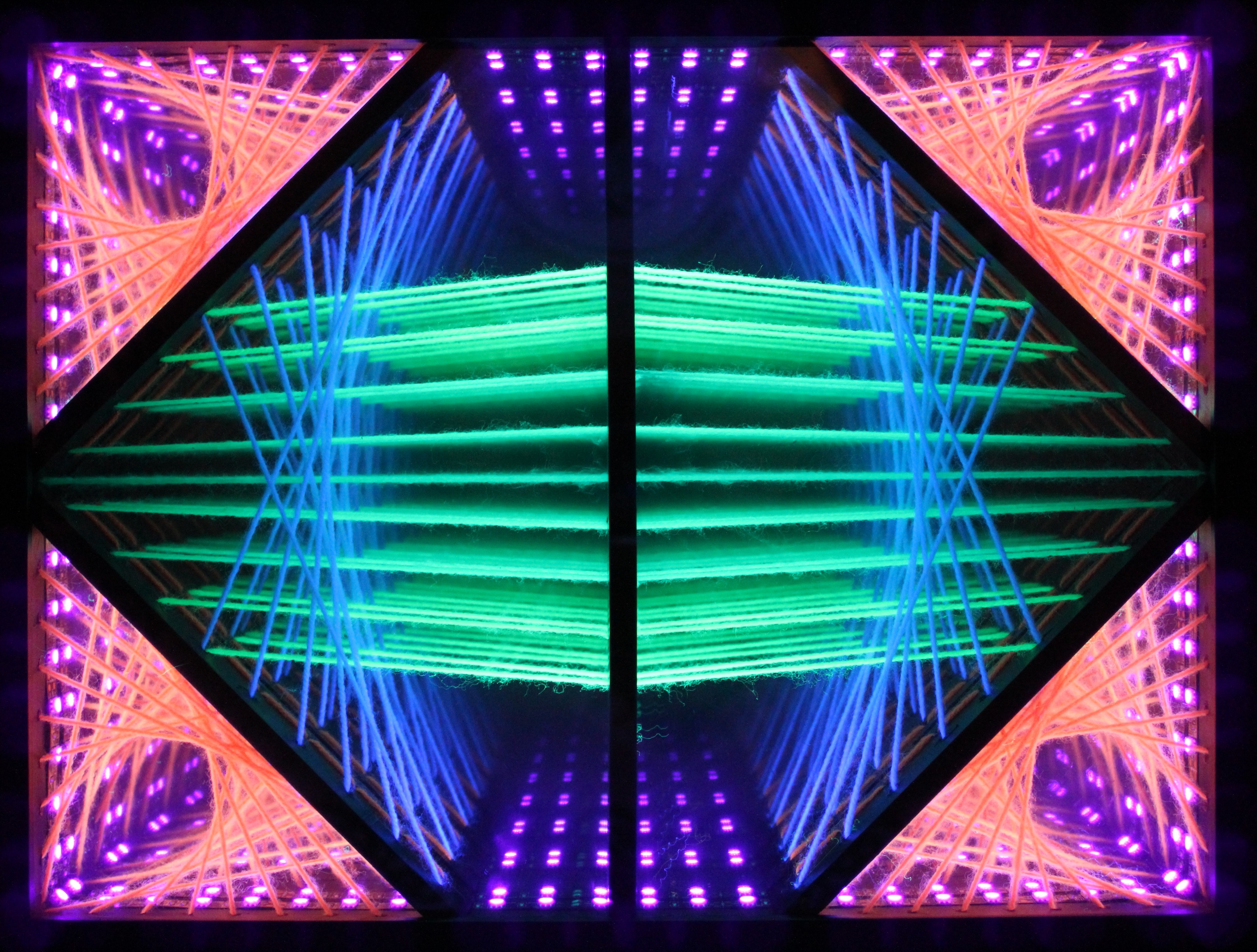 Infinity Mirror UV String Art : 4 Steps (with Pictures) - Instructables