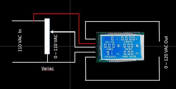 Modifying AC Power Meters to Read Down to Zero Volts From Their Spec of > 50 to 80 VAC : 3 Steps ...