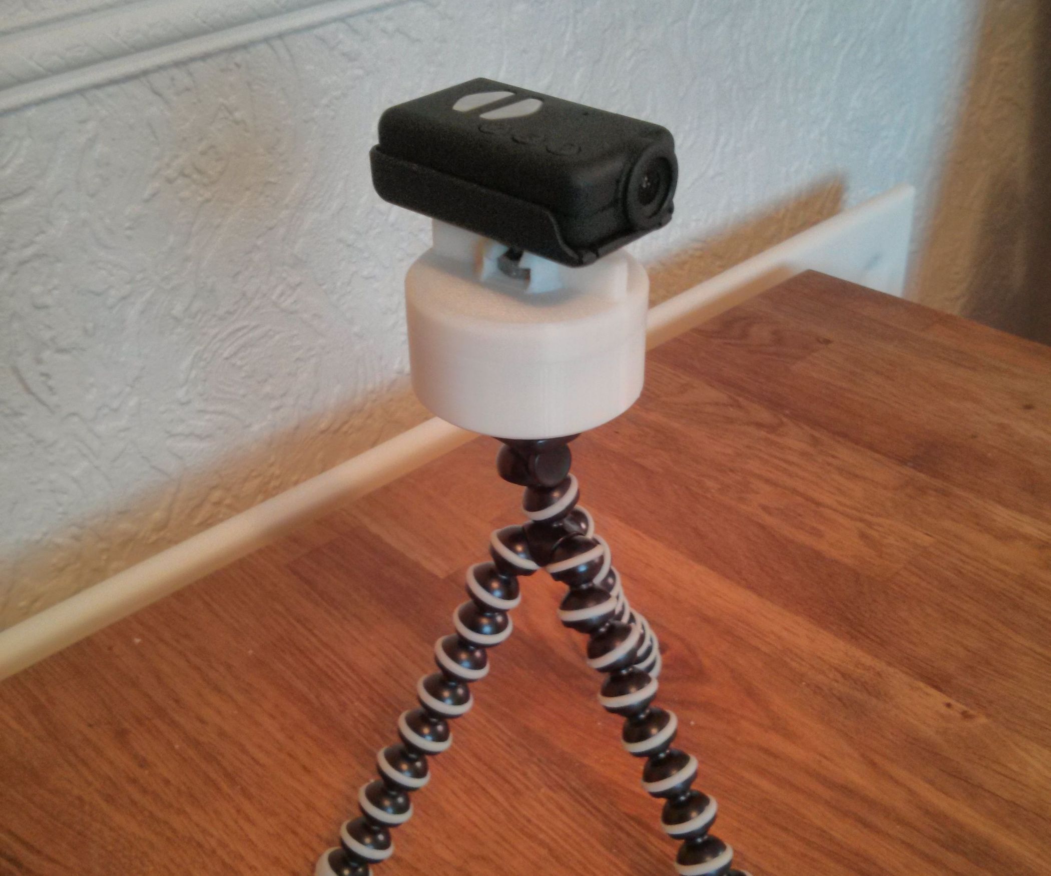3D Printed Panning Time-lapse Mount (from an Egg Timer!) : 6 Steps ...