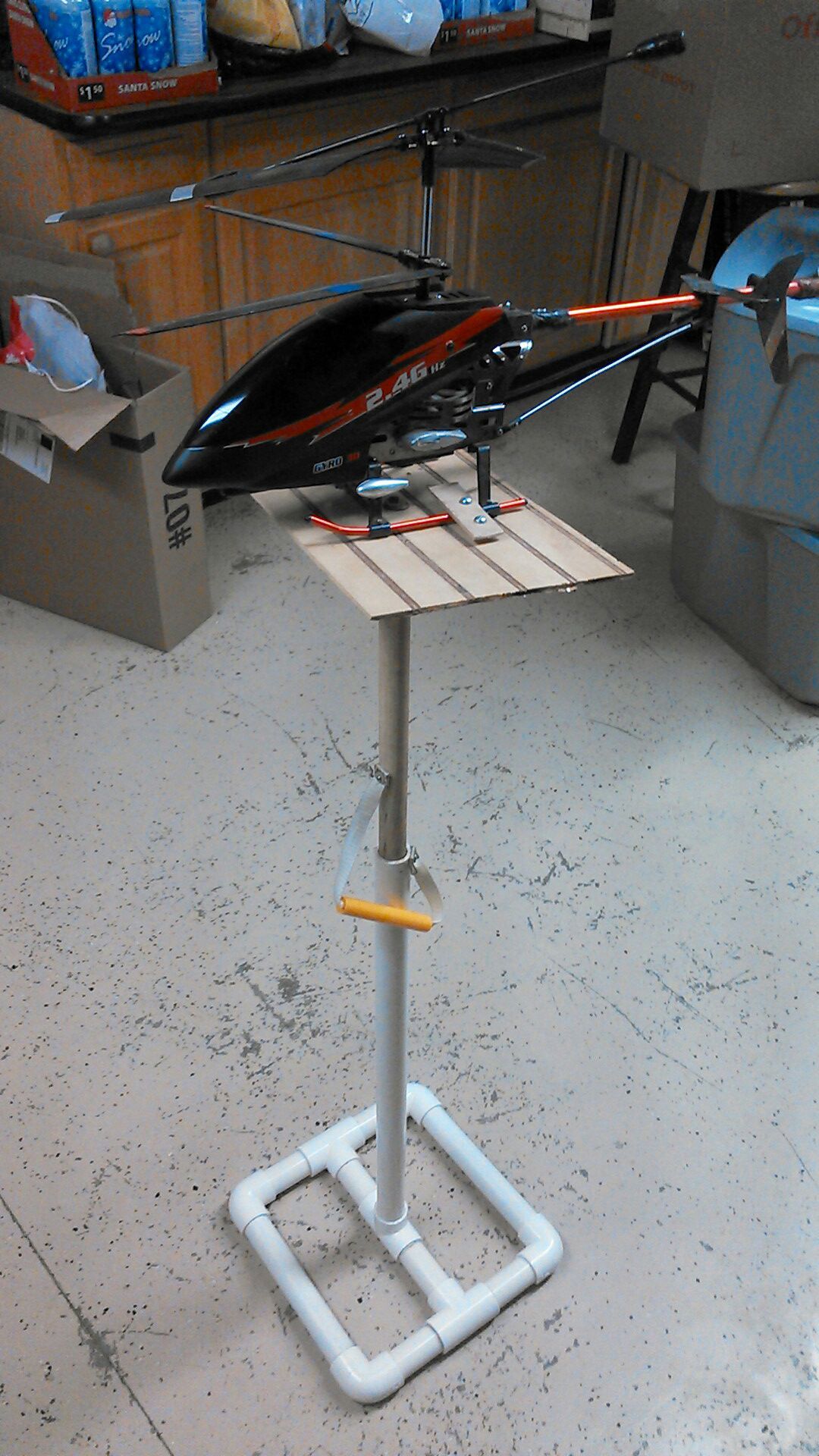 RC Test Stand for Quad Copters and Helicopters : 3 Steps (with Pictures ...