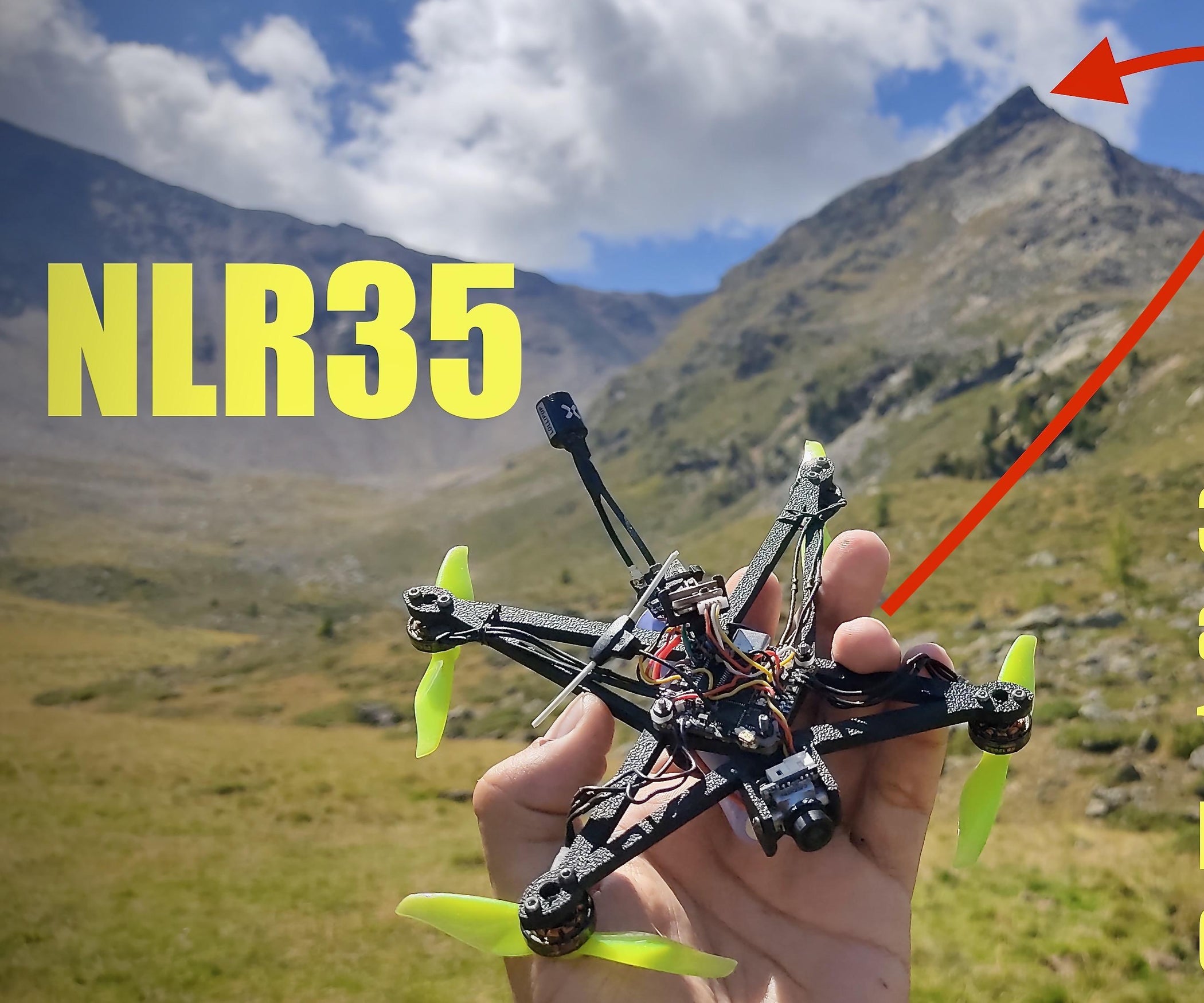 NLR35 - Single 21700 3d Printed Nanolongrange Digital FPV Drone : 6 ...