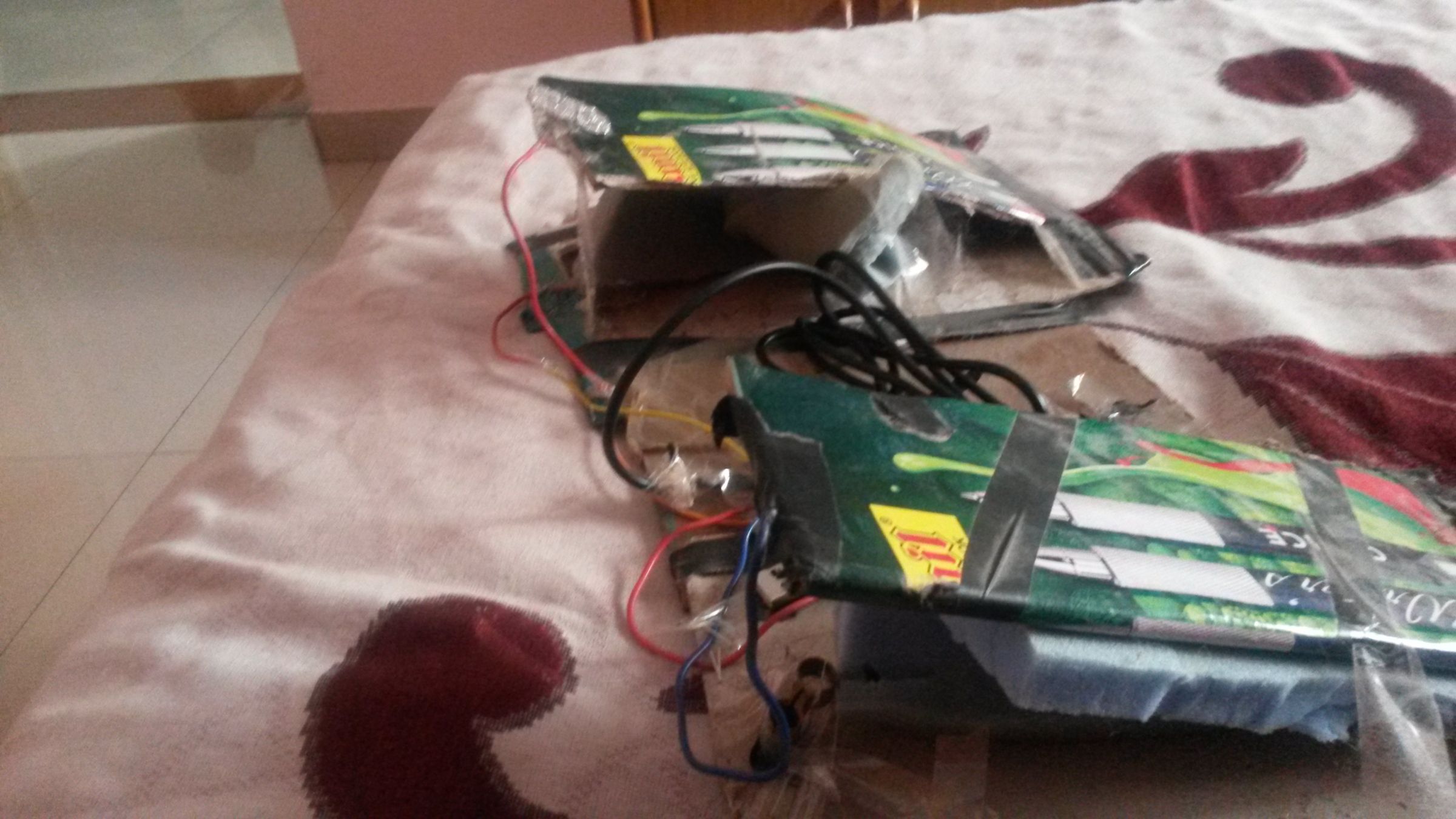 DIY Homemade Steering Wheel USB PC With Viberation : 10 Steps ...