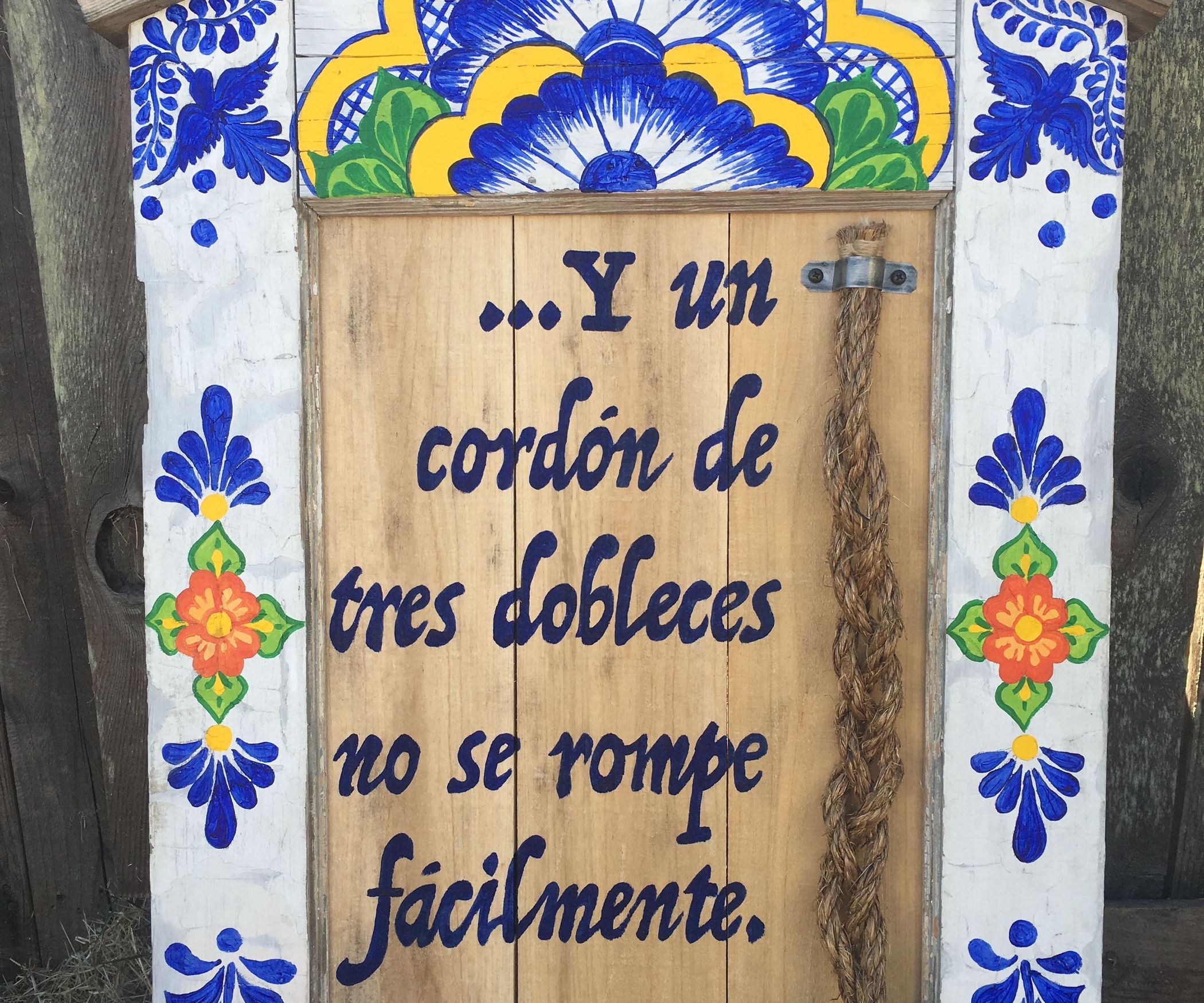 Wedding Braid Talavera Frame From an Antique Door : 11 Steps (with ...