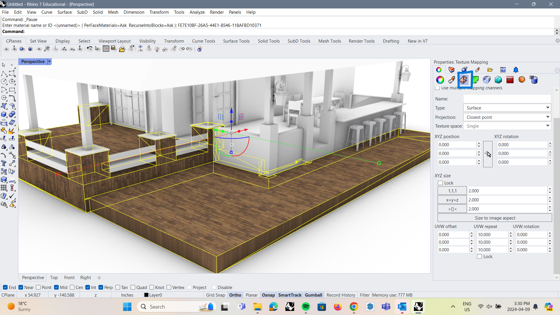 How to Render Through Rhino : 20 Steps - Instructables