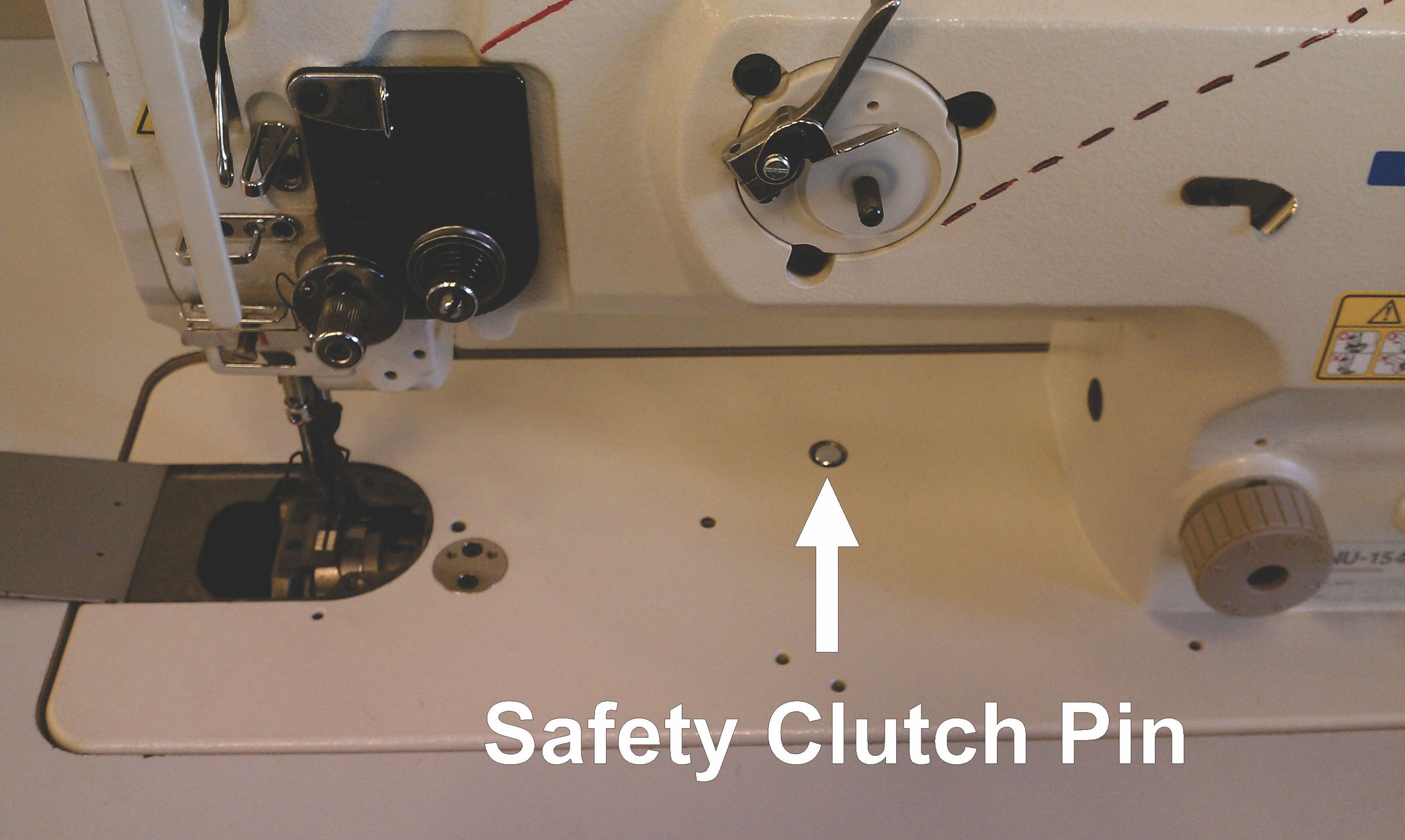 Re-engage the Safety Clutch on Walking Foot Sewing Machine : 4 Steps ...