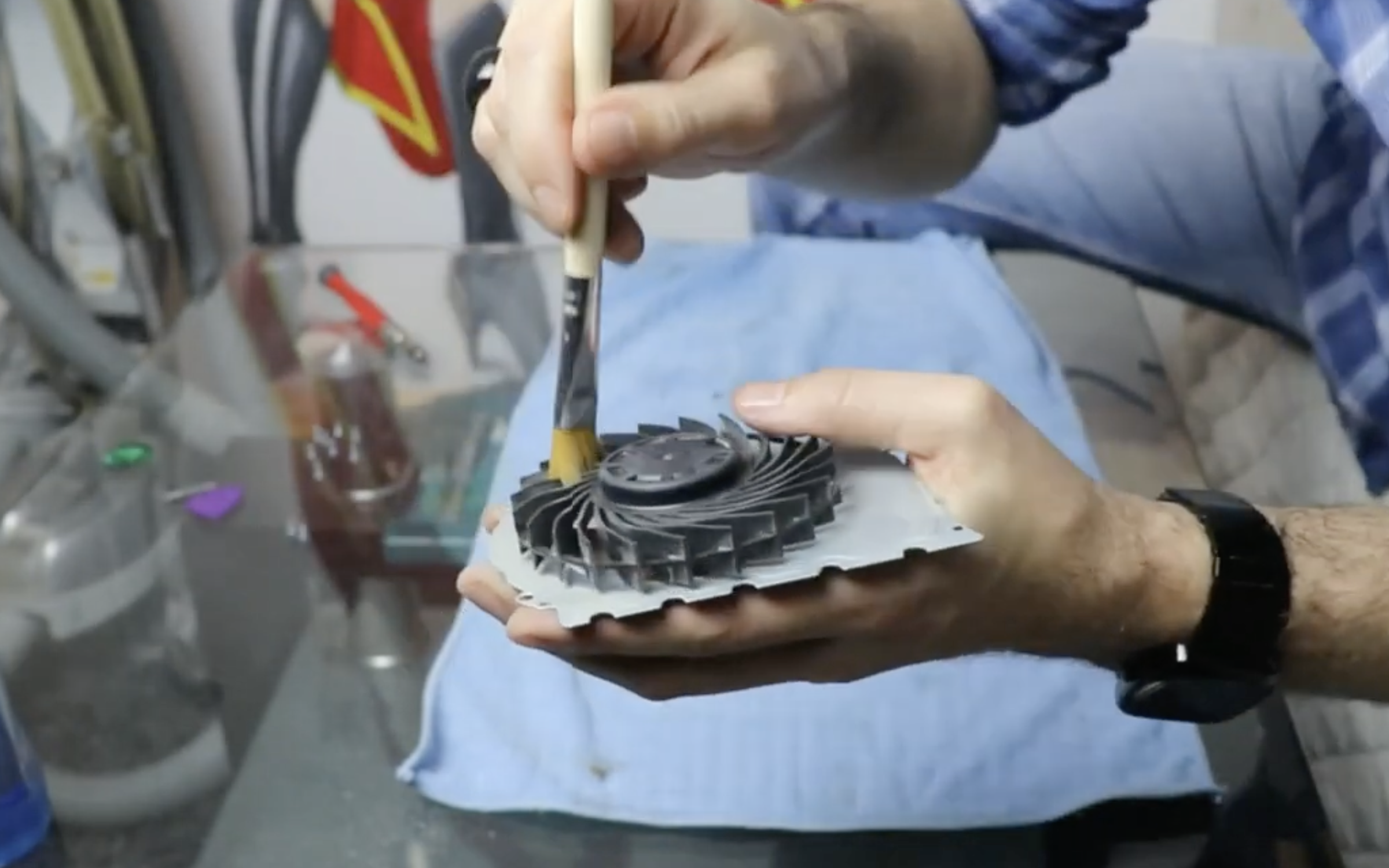 PS4 Slim Cleaning: Fix Loud Fan & Thermal Paste Change : 12 Steps (with ...