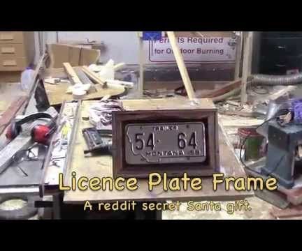Licence Plate Frame - Instructables