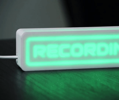 Wifi Recording Sign Controlled by Your DAW : 5 Steps - Instructables