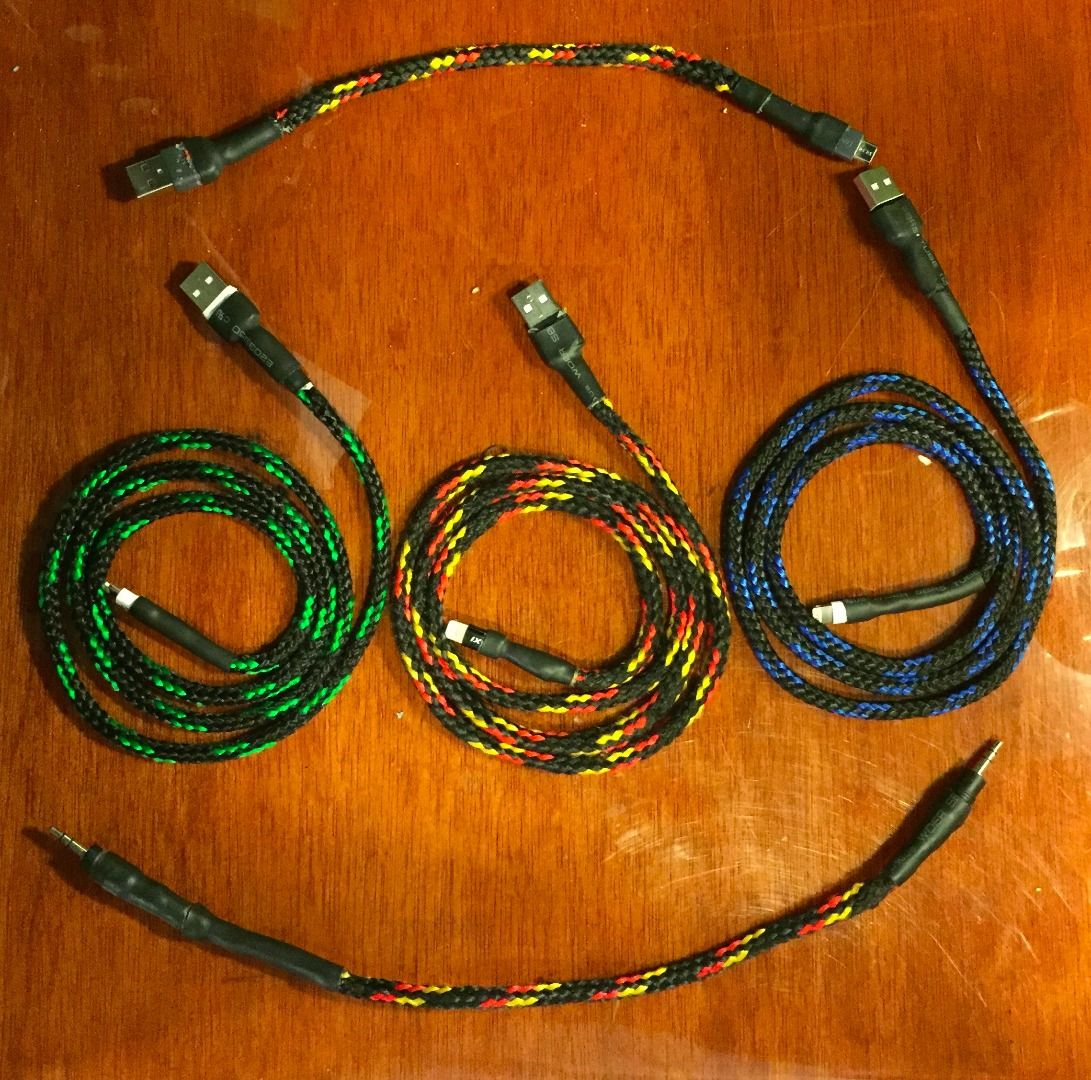 No Solder Nylon Wrapped Phone Cable! : 7 Steps (with Pictures ...