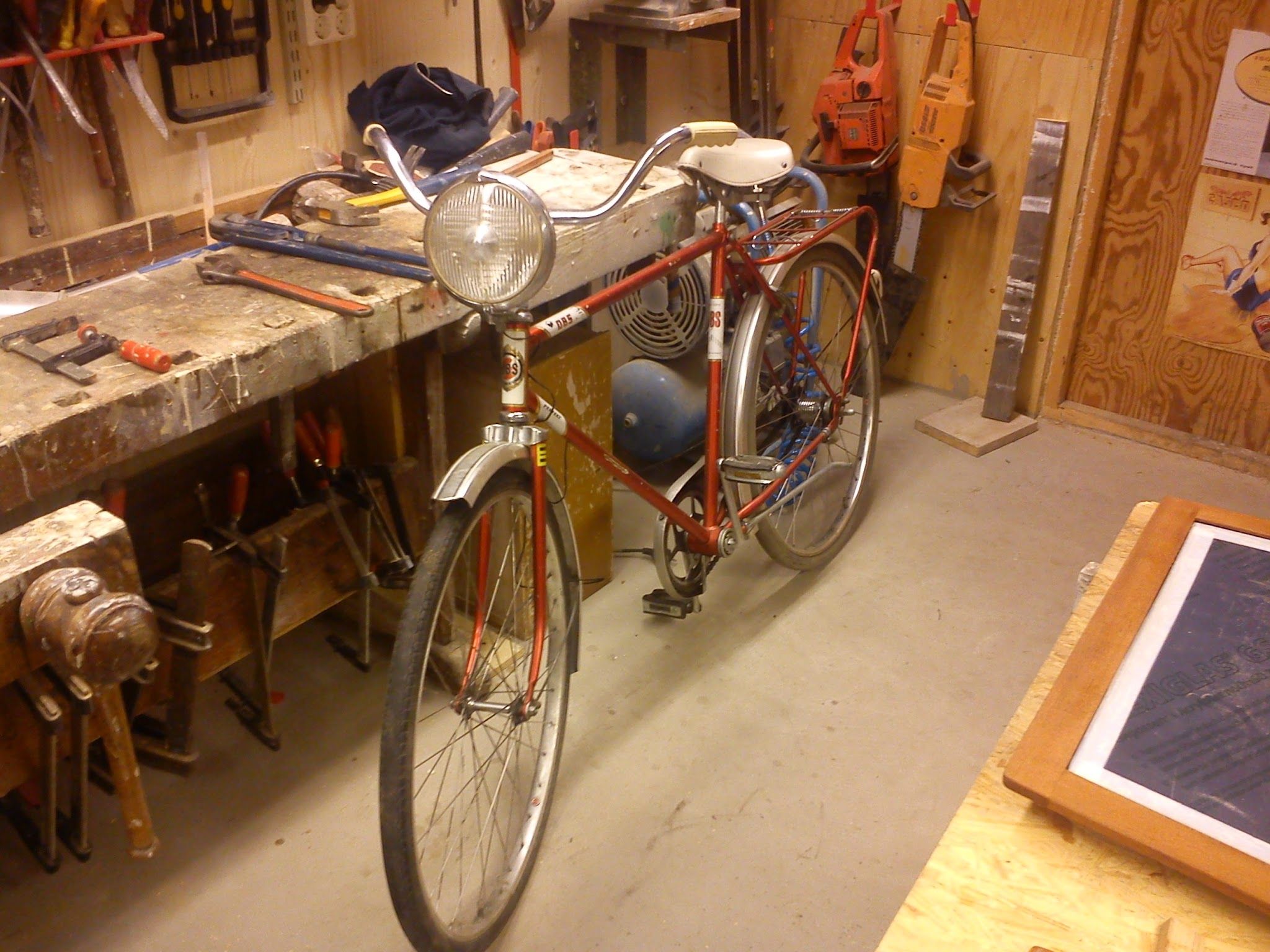 Old Headlight Converted to LED Bicycle Light (with Pictures ...