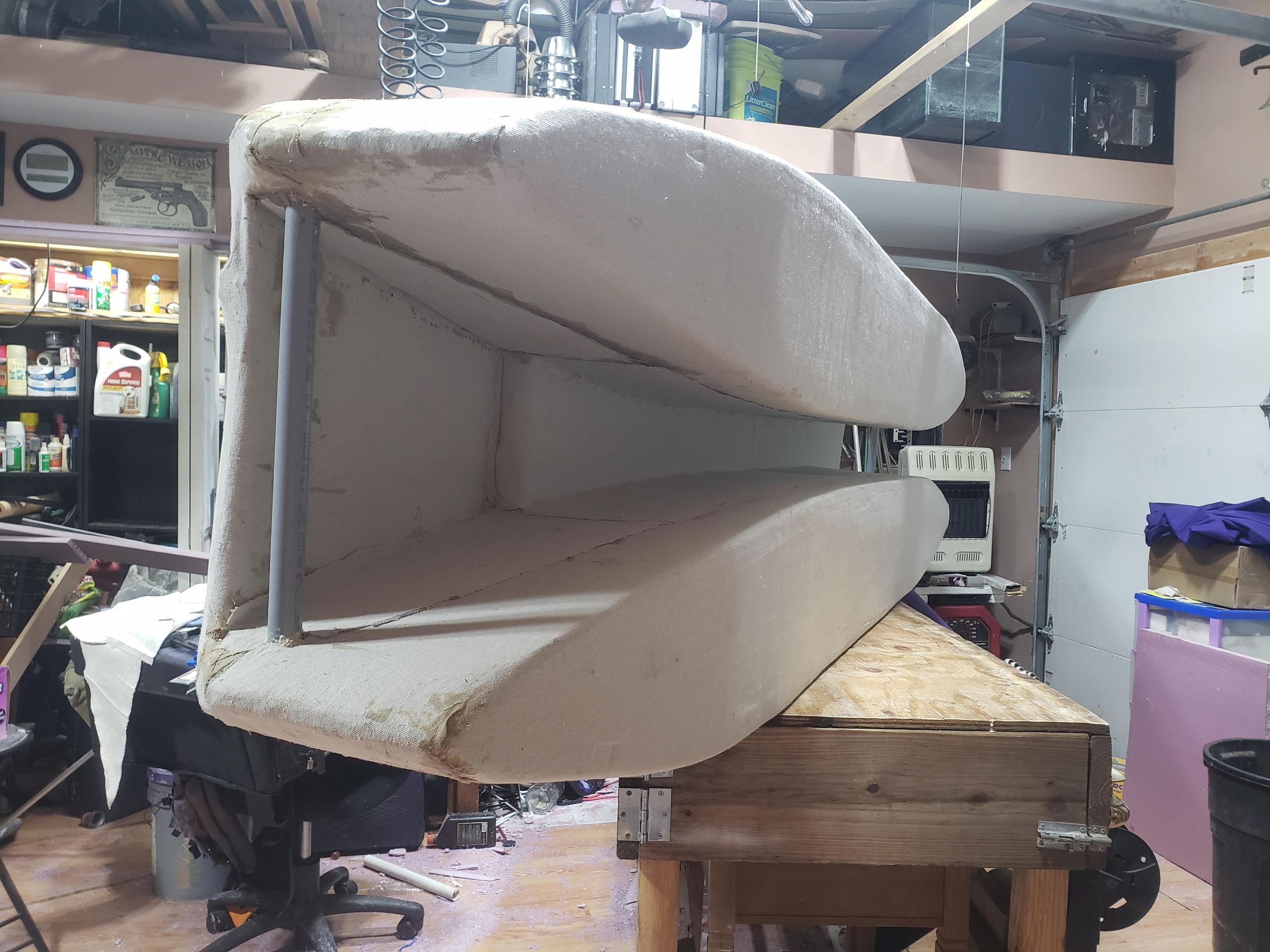 Seafoam Kayak, the Unsinkable Foam Kayak Anyone Can Build, 16 Pounds ...