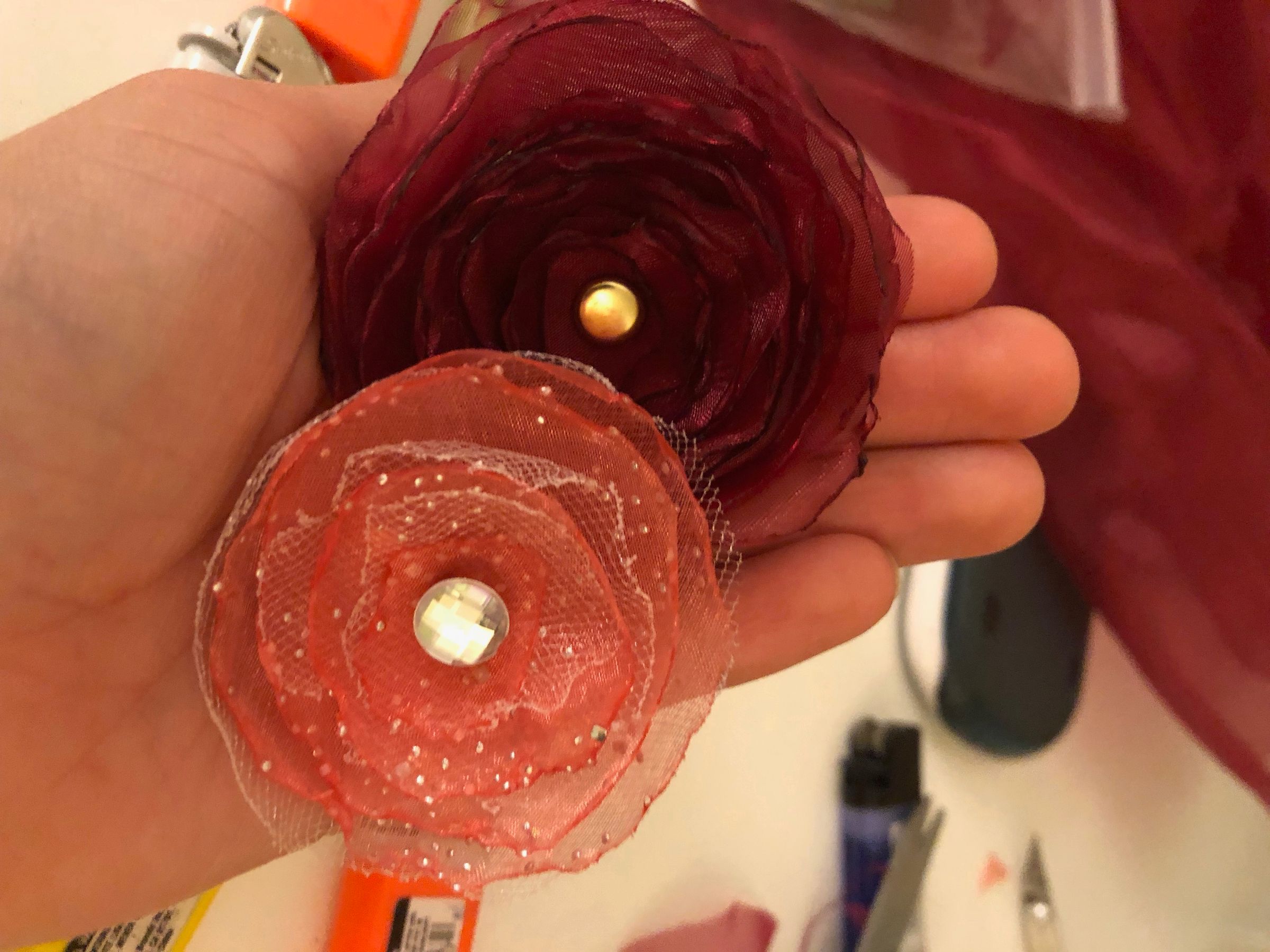 Tulle Flowers : 5 Steps - Instructables