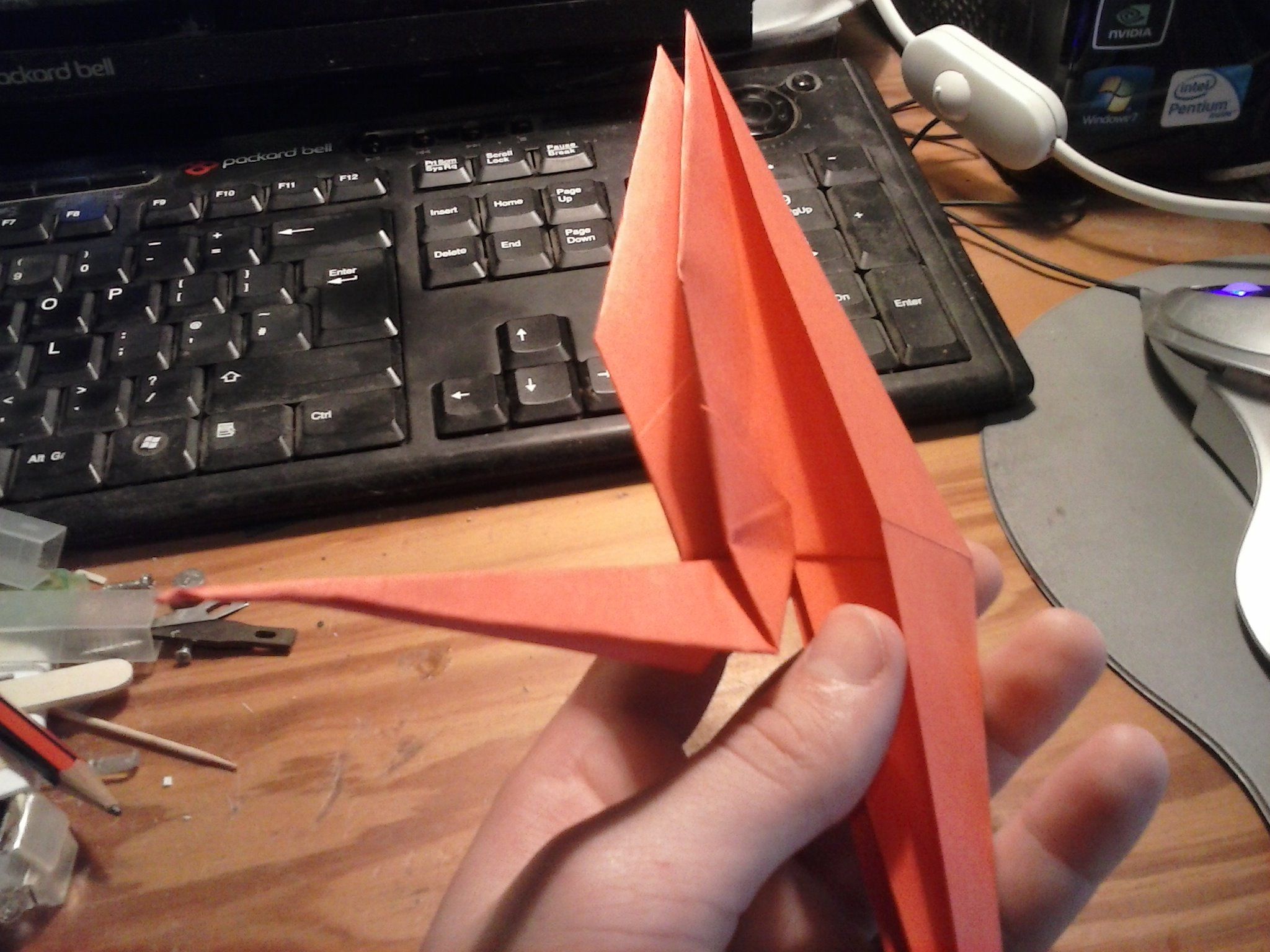 Origami Heron With Flapping Wings : 5 Steps - Instructables