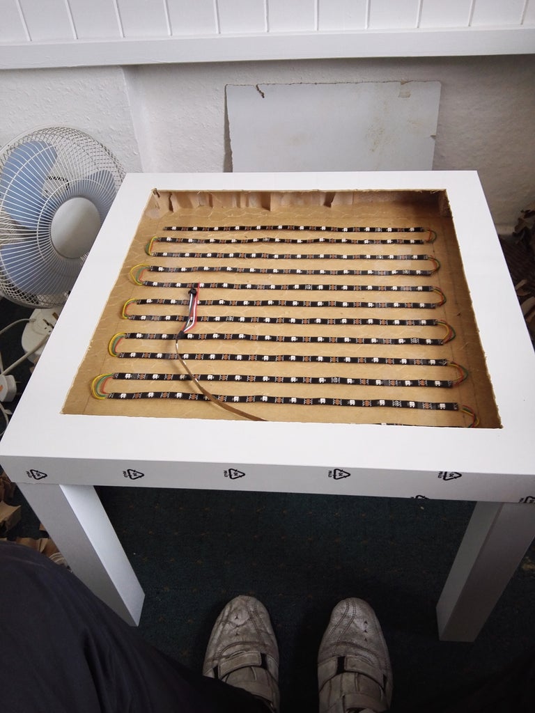 Bluetooth Controlled Arduino Led Coffee Table 10 Steps With Pictures