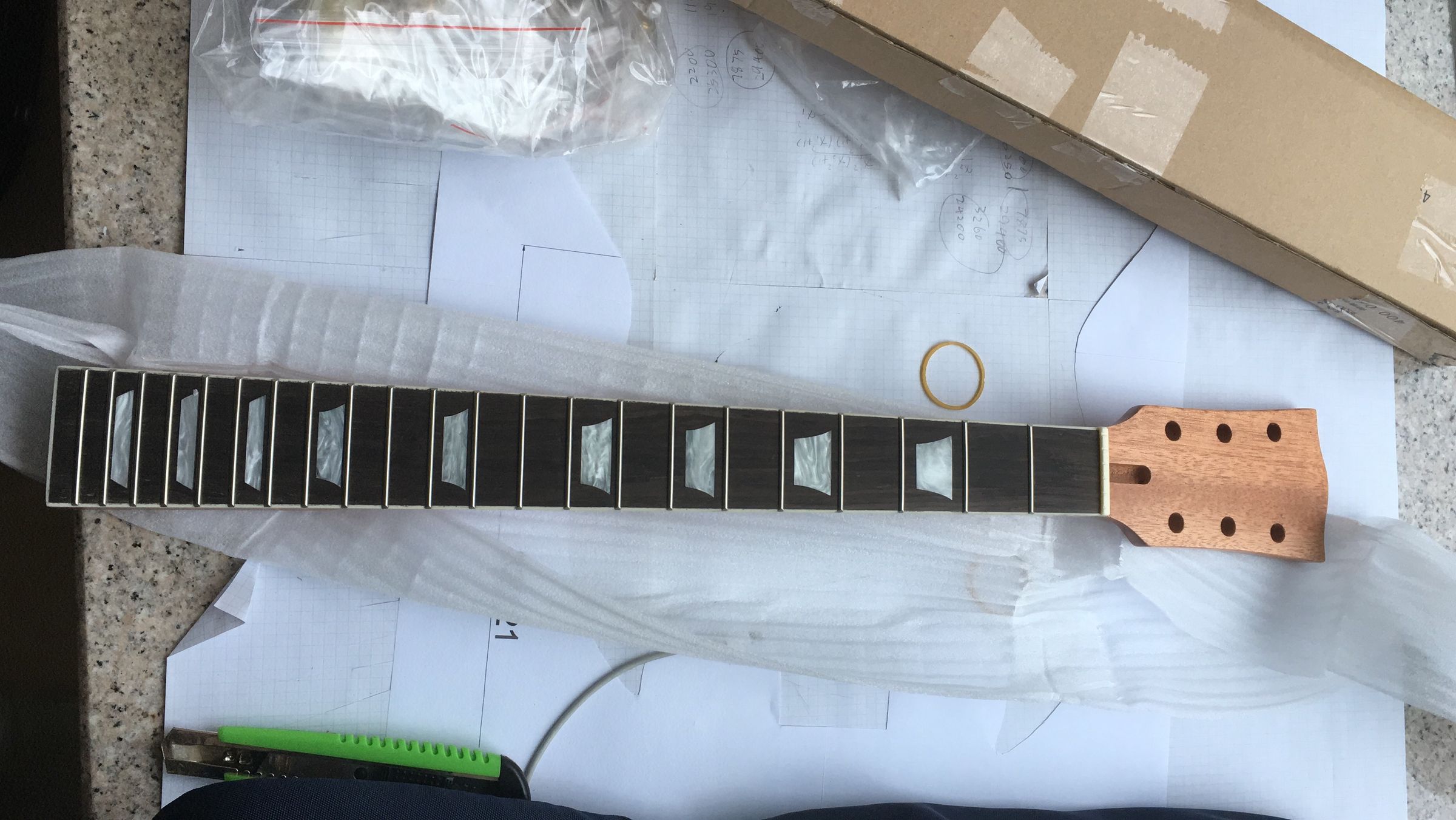Gibson SG Style Guitar Build - My First Guitar Project : 12 Steps ...