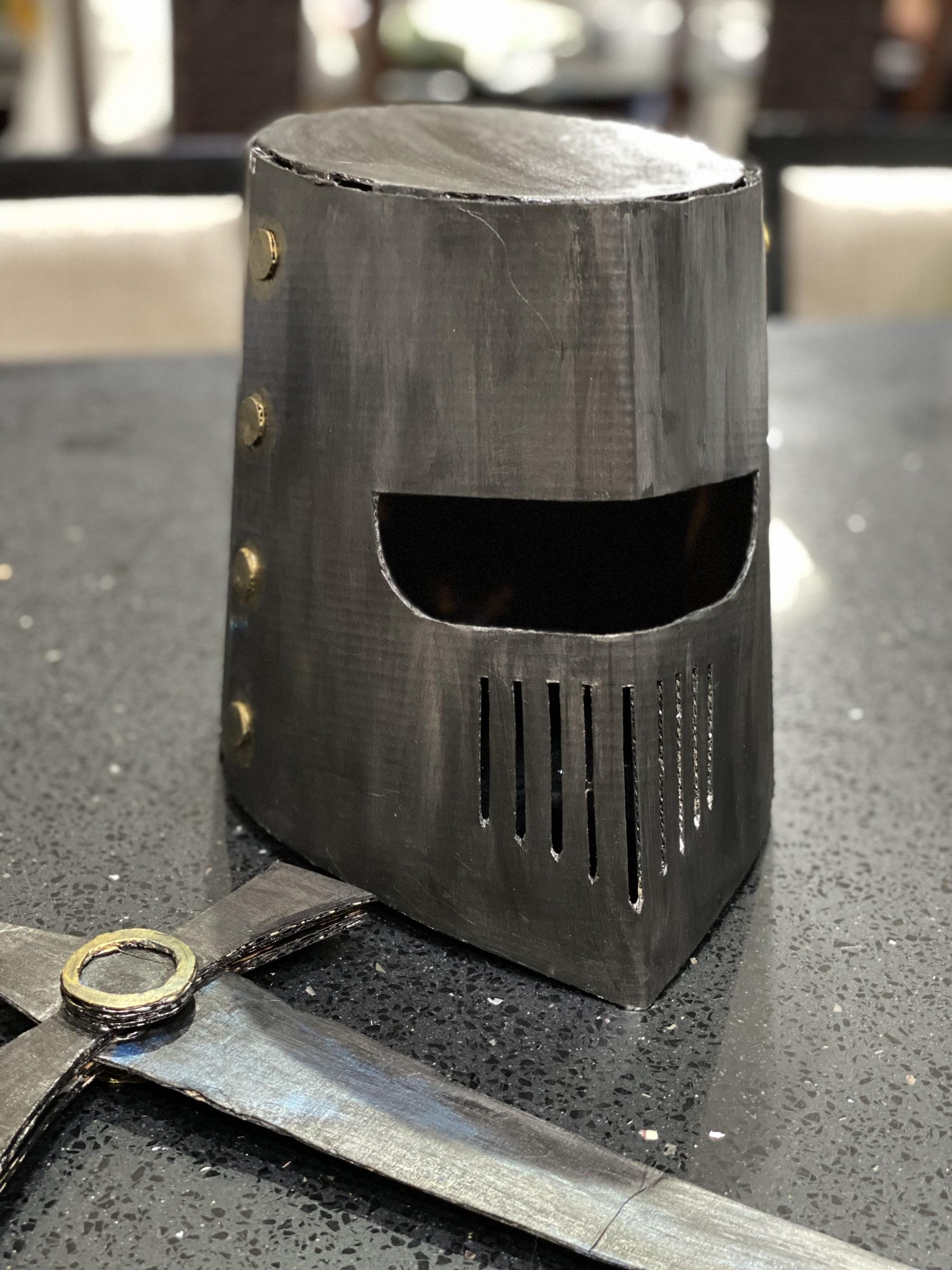 Cardboard Knight Helmet : 3 Steps (with Pictures) - Instructables
