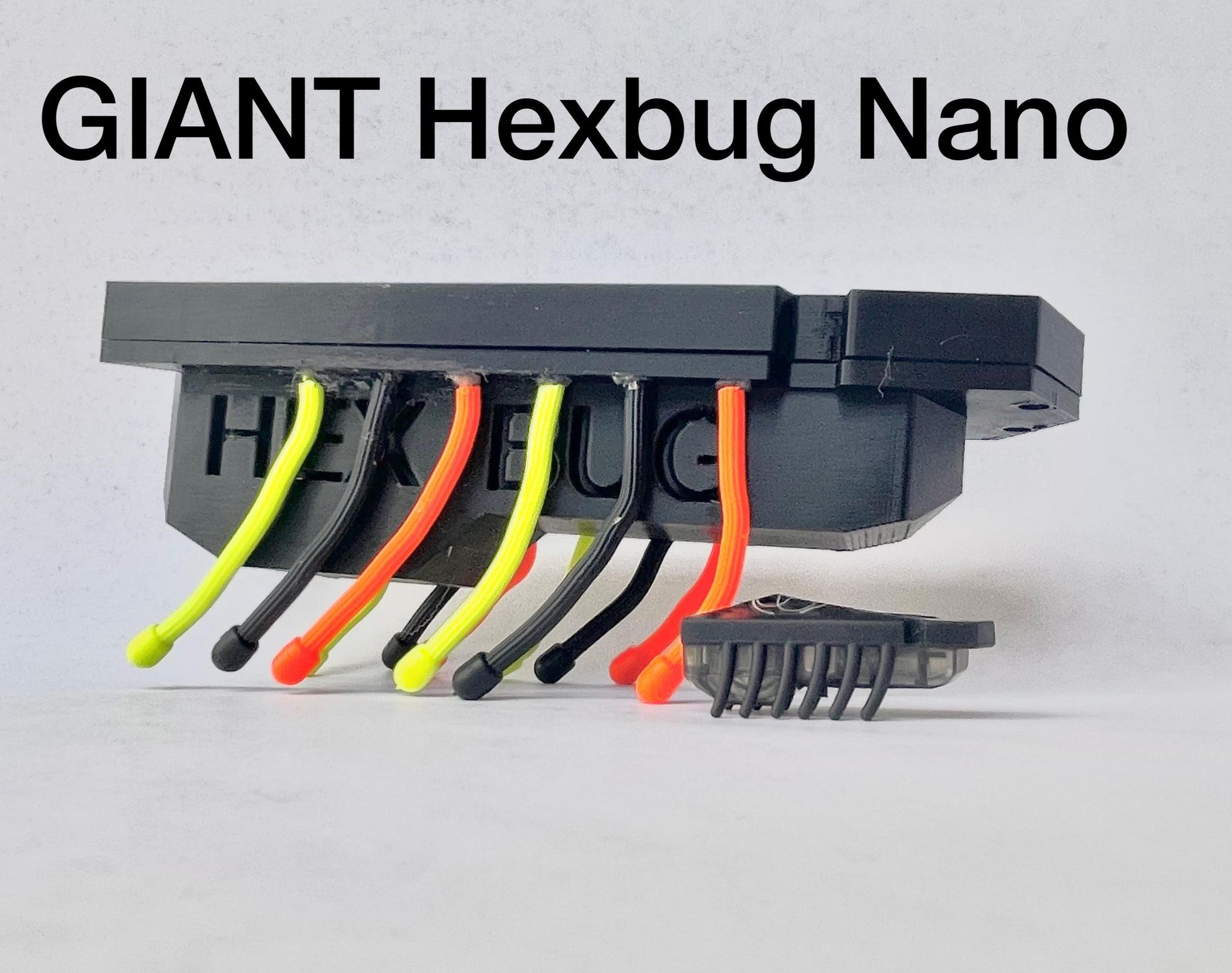 Huge 3D Printed Working Hexbug Nano : 6 Steps (with Pictures ...
