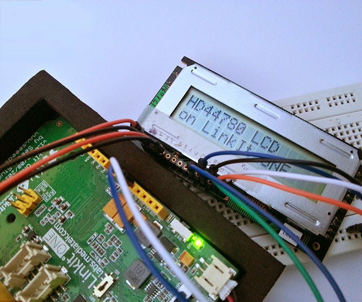 Linkit One Using Dot Matrix Text Lcd Instructables 3420