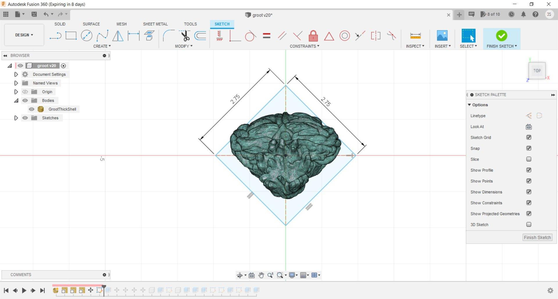 Walnut Groot - Cnc Carved From 5 Sides : 15 Steps (with Pictures ...