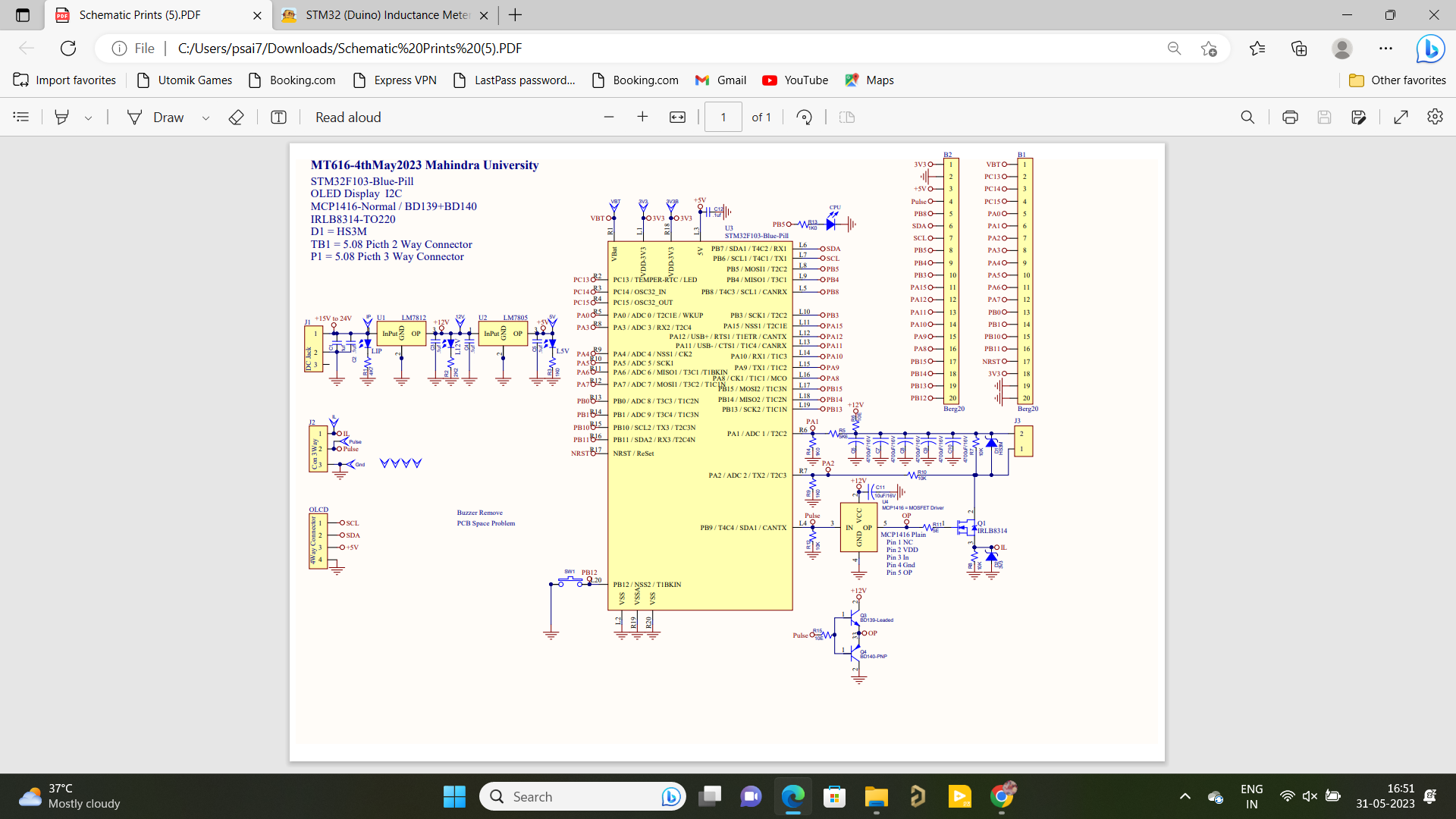 STM32 (Duino) Inductance Meter and Saturation Tester : 9 Steps ...