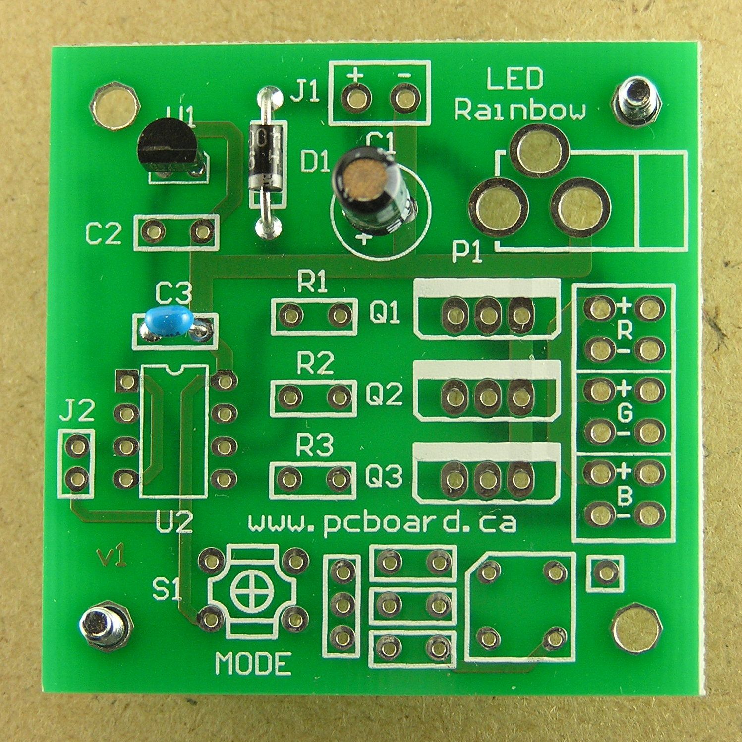 LED Rainbow - RGB LED PWM Controller Construction - Easy to Build : 15 ...