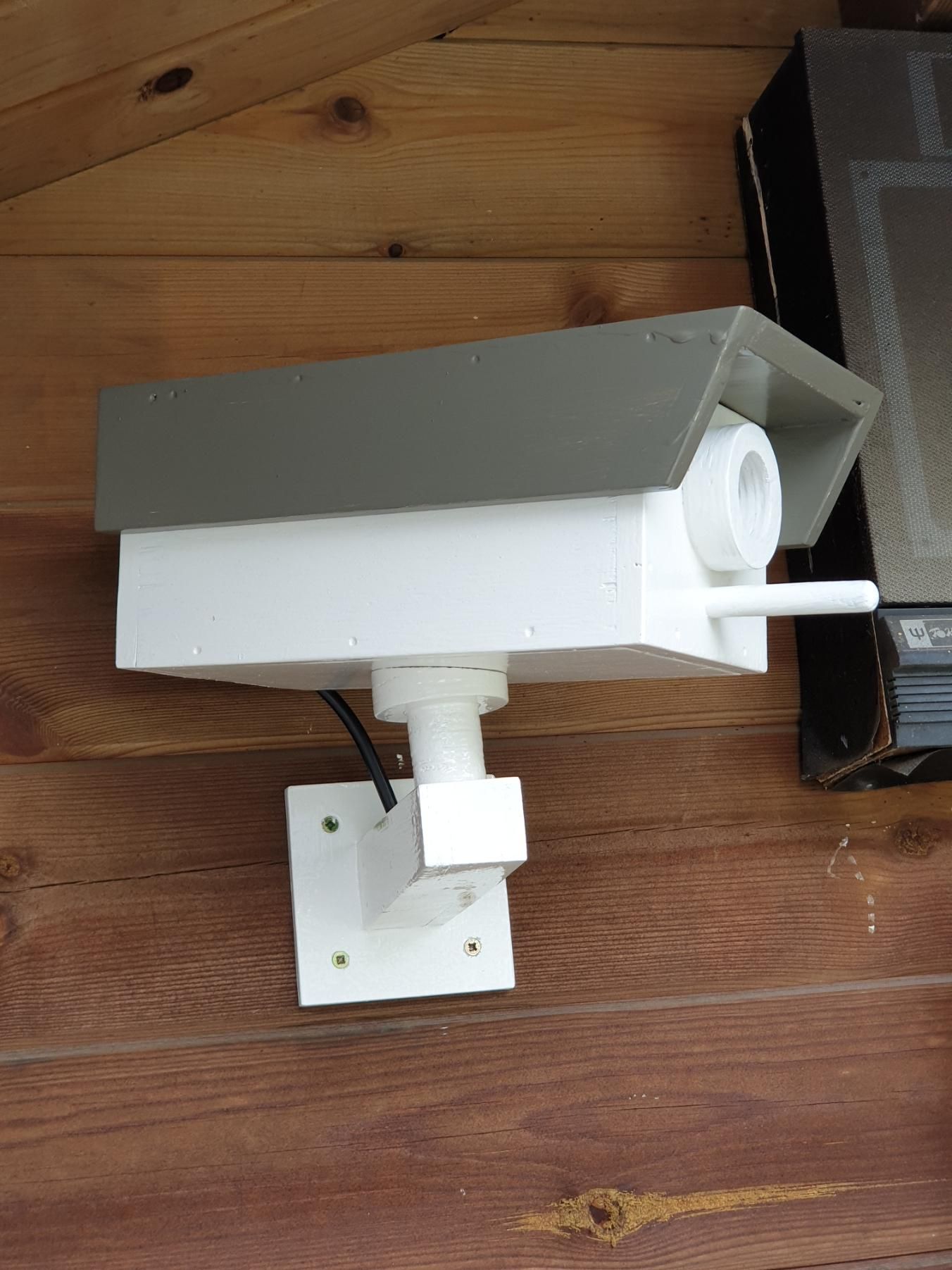 Fake Security Camera Birdhouse Made From Scrapwood : 5 Steps (with ...