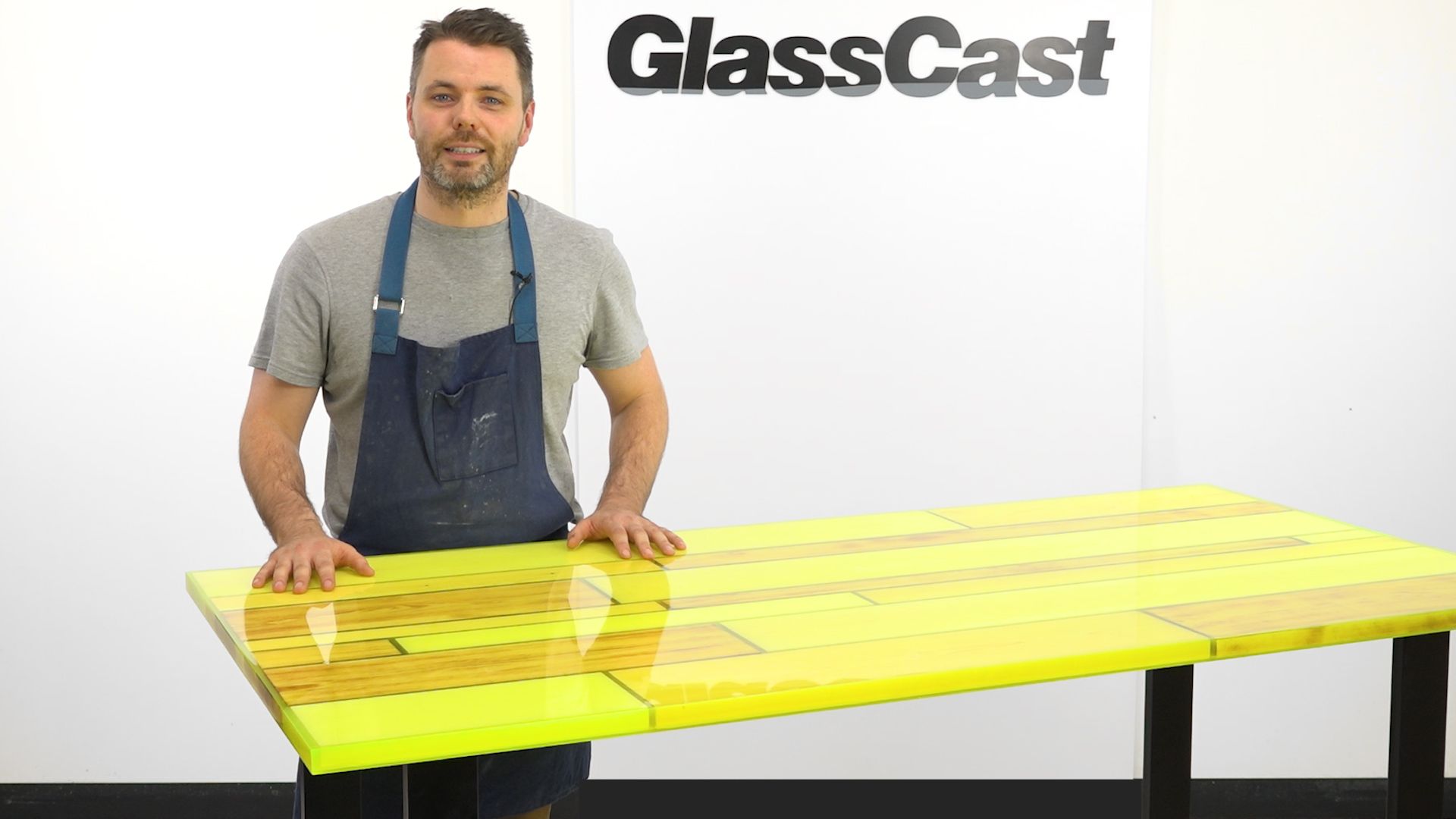DIY RESIN PLANK TABLE - How to Make Your Own Using GlassCast® 3 Clear ...