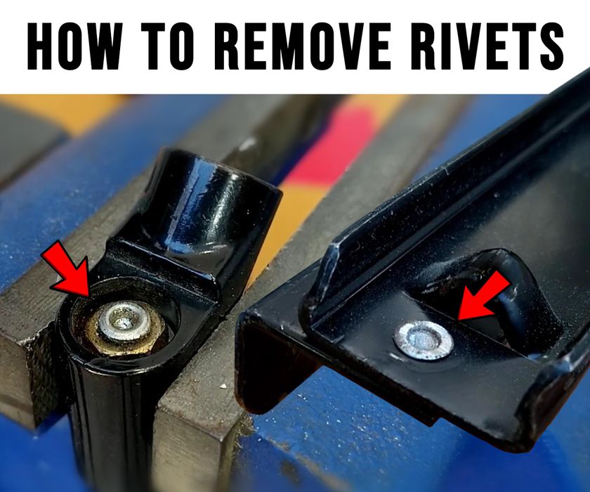 4 Best Ways to Remove Rivets Without a Rivet Tool : 4 Steps (with ...