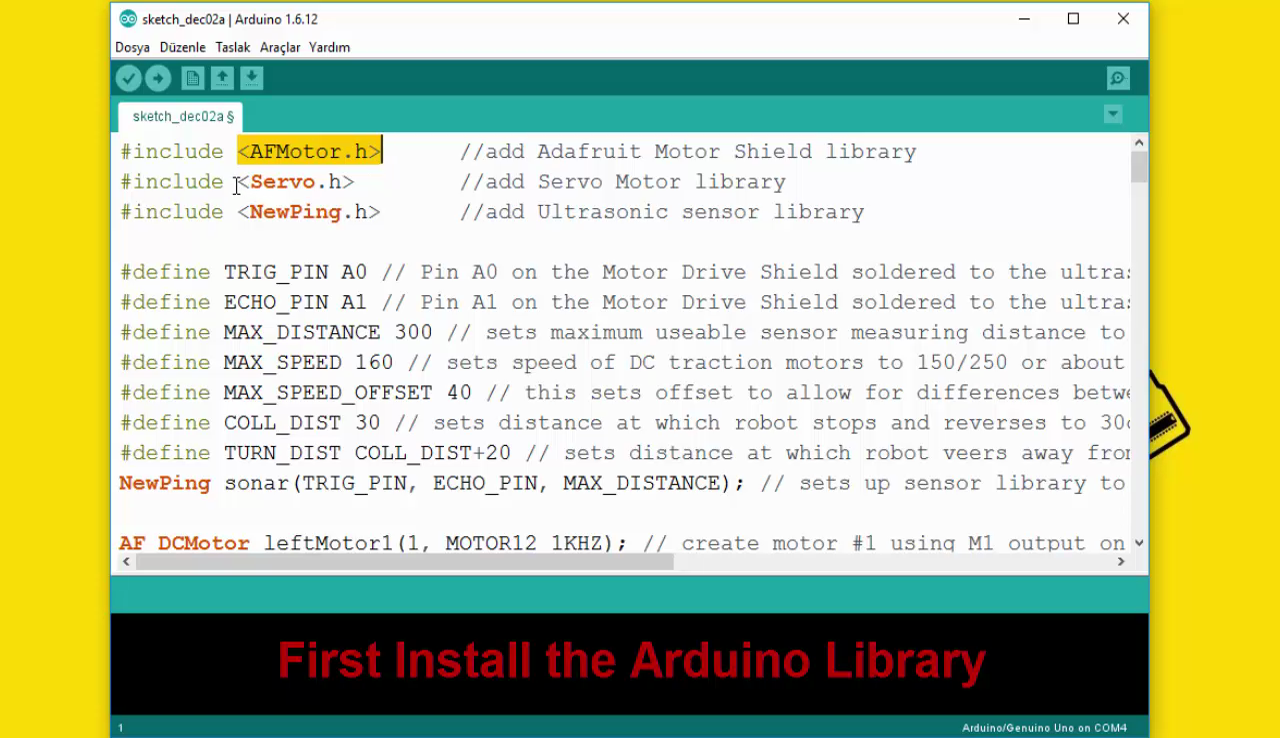 Arduino - Obstacle Avoiding Robot 4WD : 8 Steps (with Pictures ...