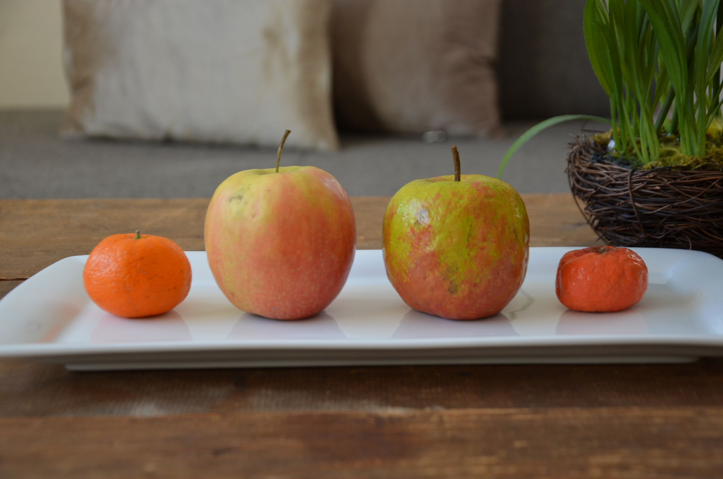 Paper Mache Fruits (apple and Mandarin) : 11 Steps (with Pictures ...