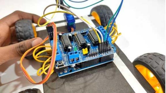 Human Sensor Robot Using Arduino Circuit Diagram Arduino Ins