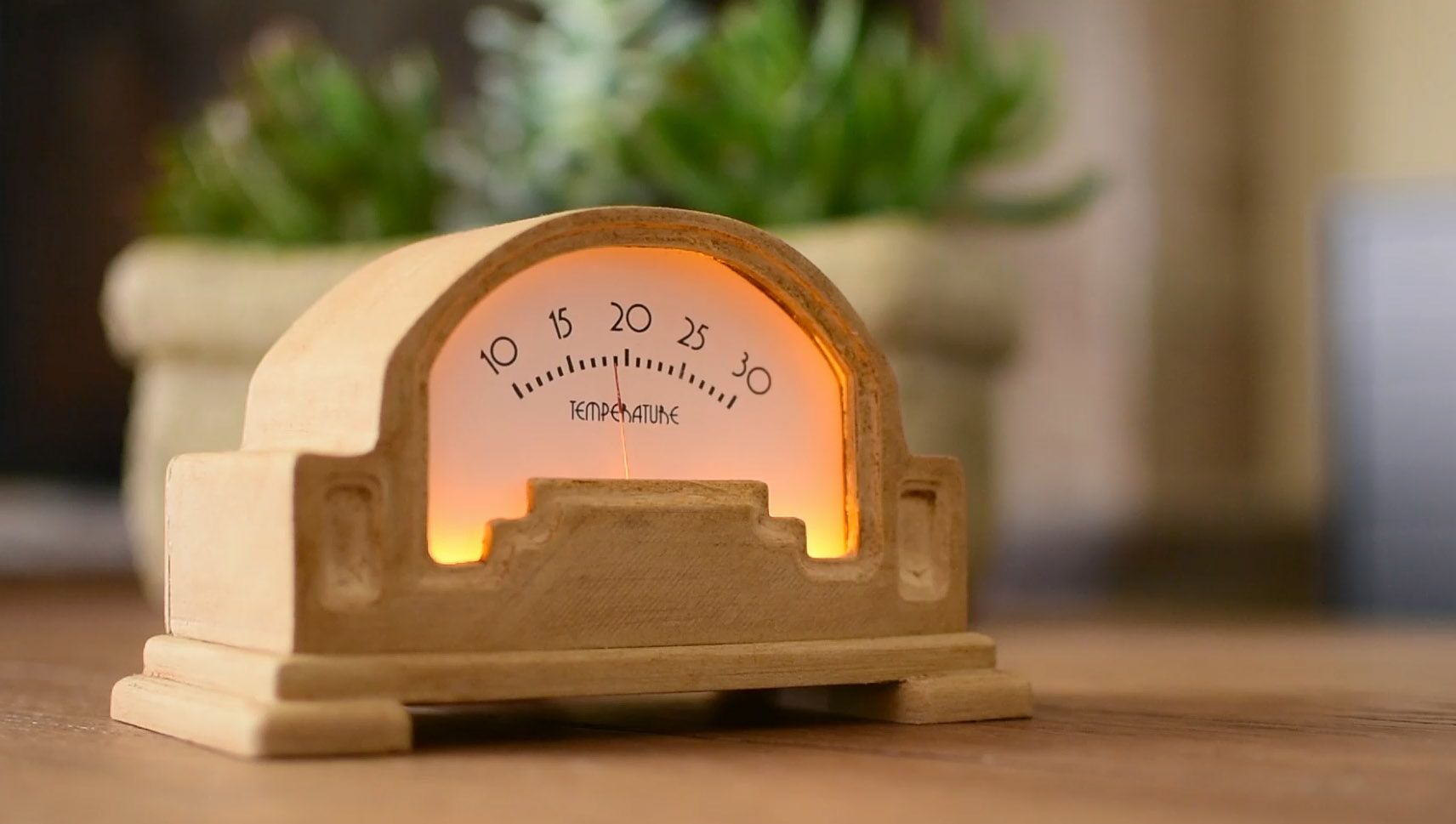 DIY Art Deco Analog Thermometer Using Arduino : 9 Steps (with Pictures ...