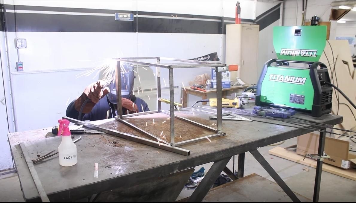 Dumpster Fire Pit (easy Welding Project) : 12 Steps (with Pictures ...