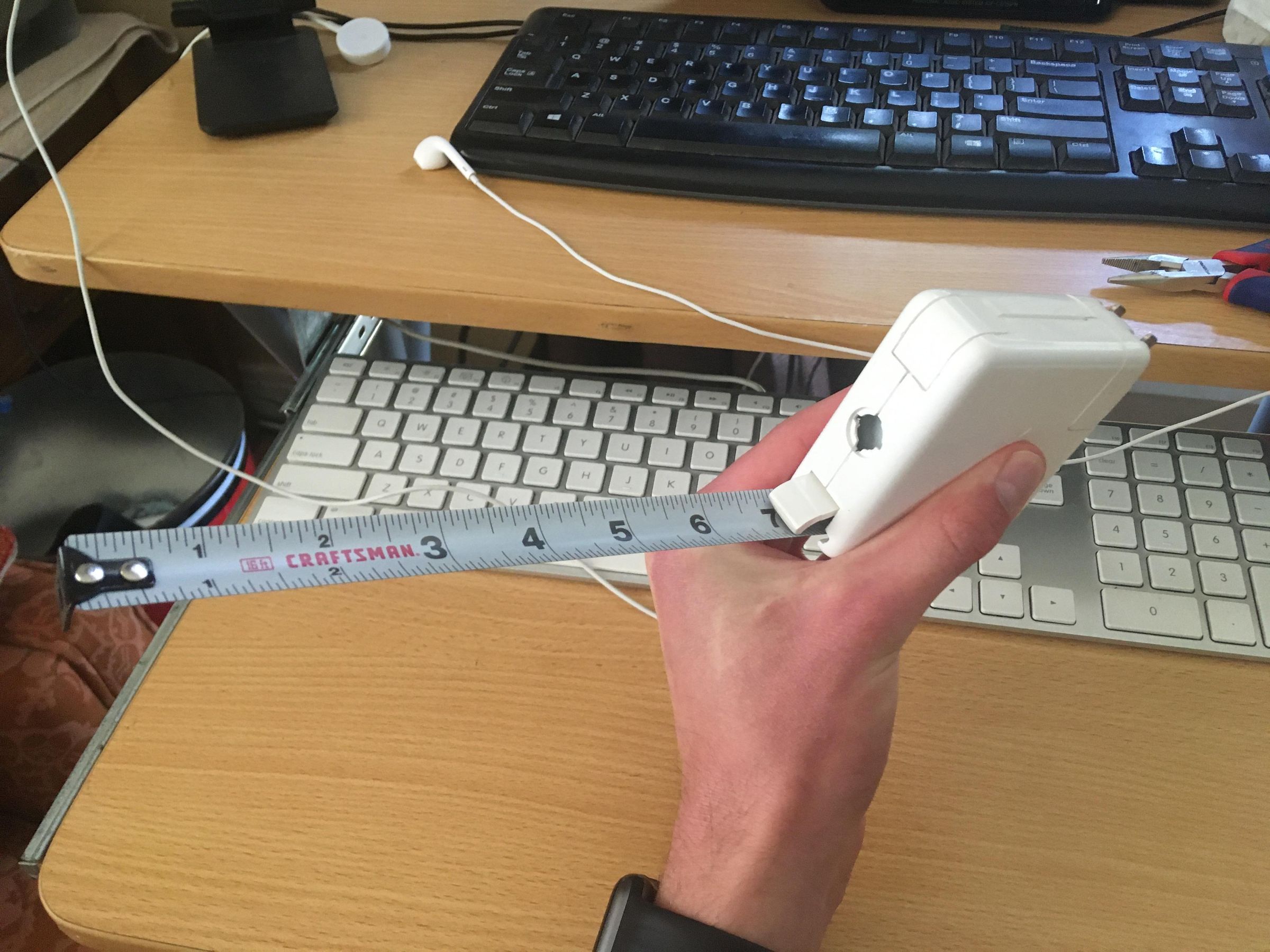 Apple Power Brick to Tape Measure Mod : 9 Steps (with Pictures ...