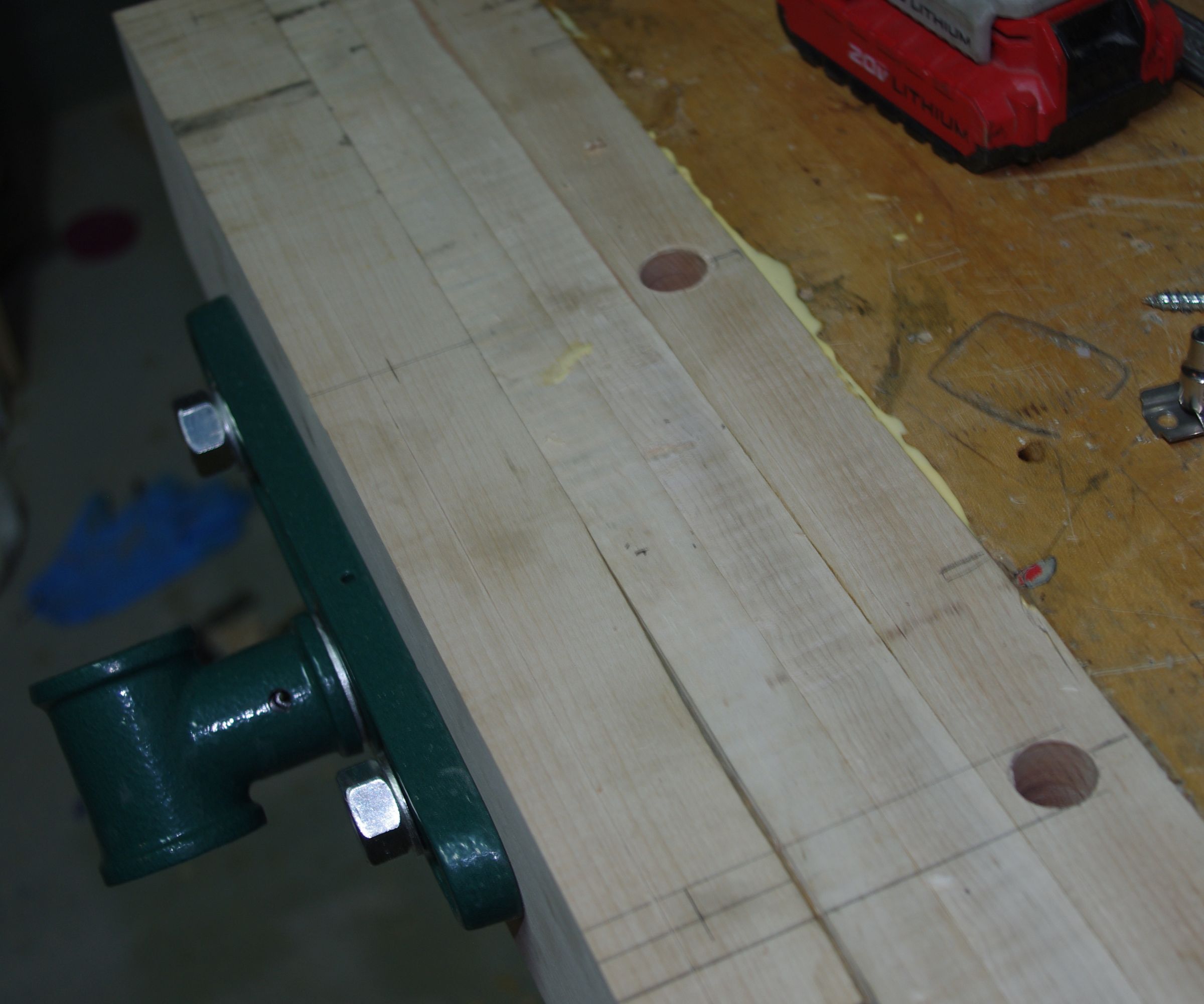 Add Front and Tail Vises to a Maple Work Table : 15 Steps (with ...