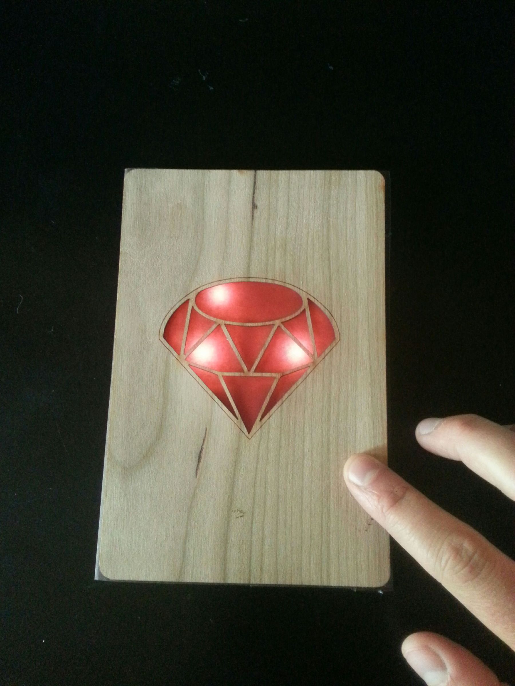 Light-up 40th (Ruby) Anniversary Card : 5 Steps (with Pictures ...