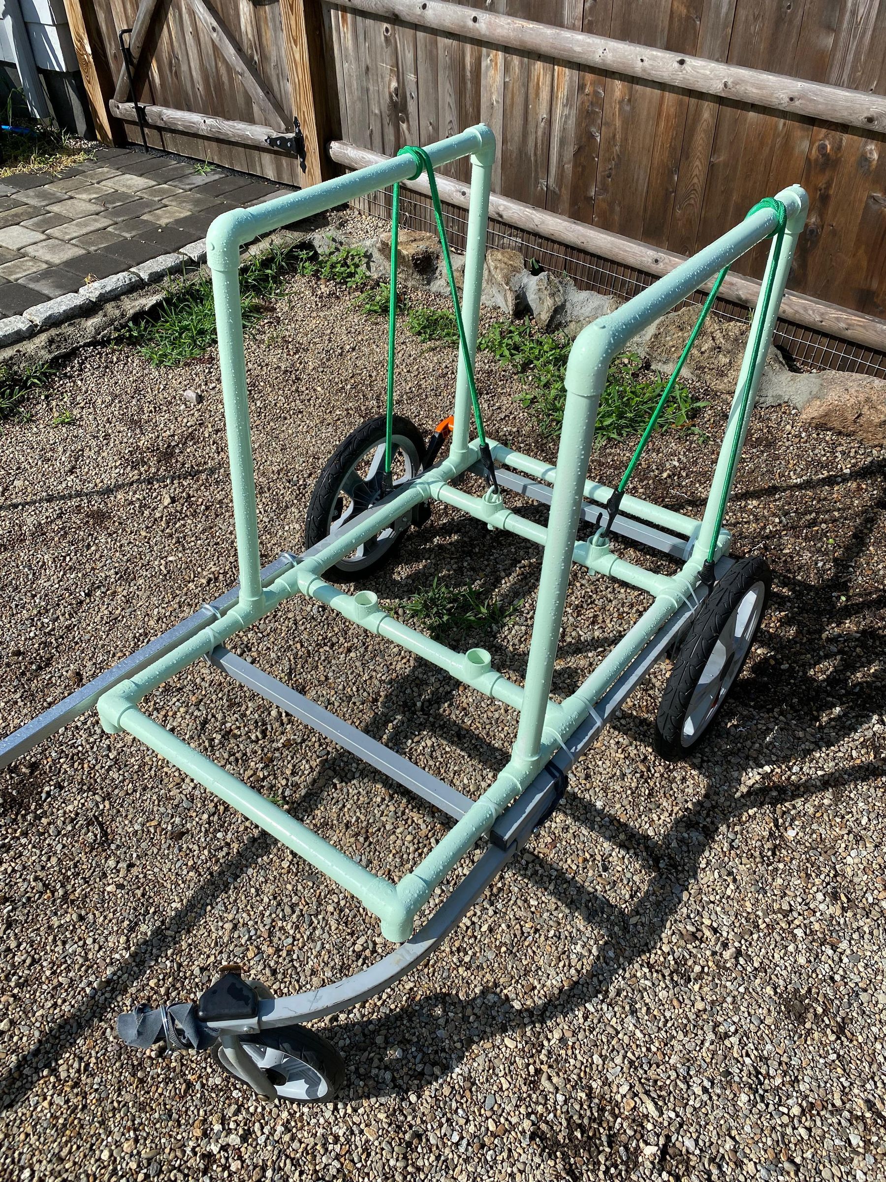 Stand Up Paddleboard Handcart Trailer : 9 Steps (with Pictures ...