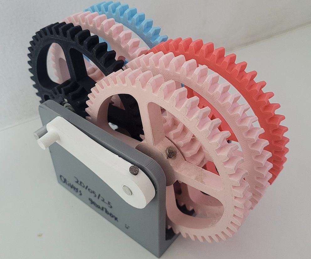 3d Printed Hand Crank Compound Gear Train : 4 Steps - Instructables